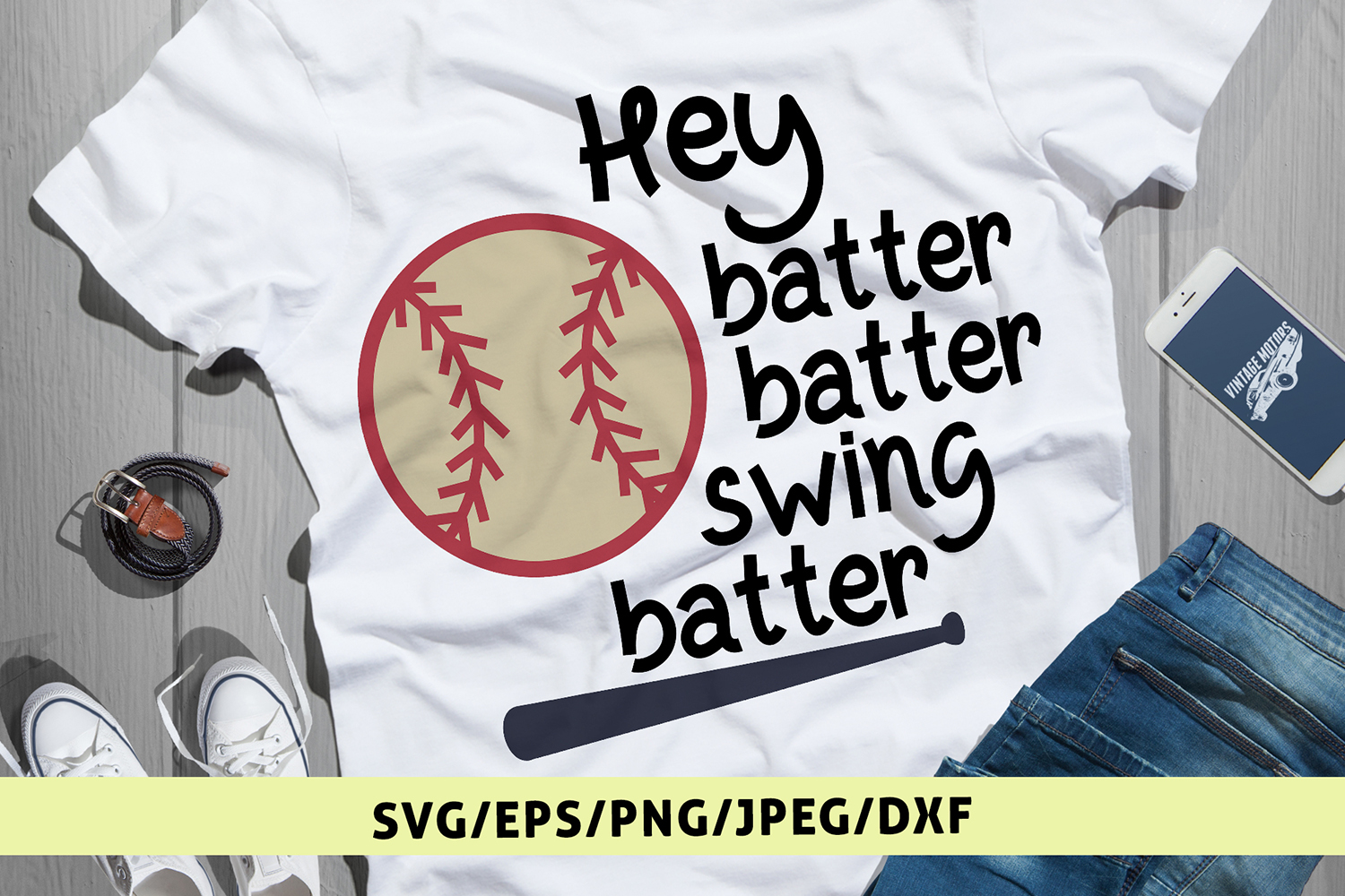 Hey Batter Batter Swing Batter - Baseball SVG EPS DXF PNG