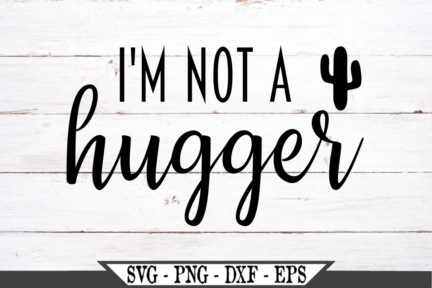 I'm Not A Hugger SVG (482352) | SVGs | Design Bundles