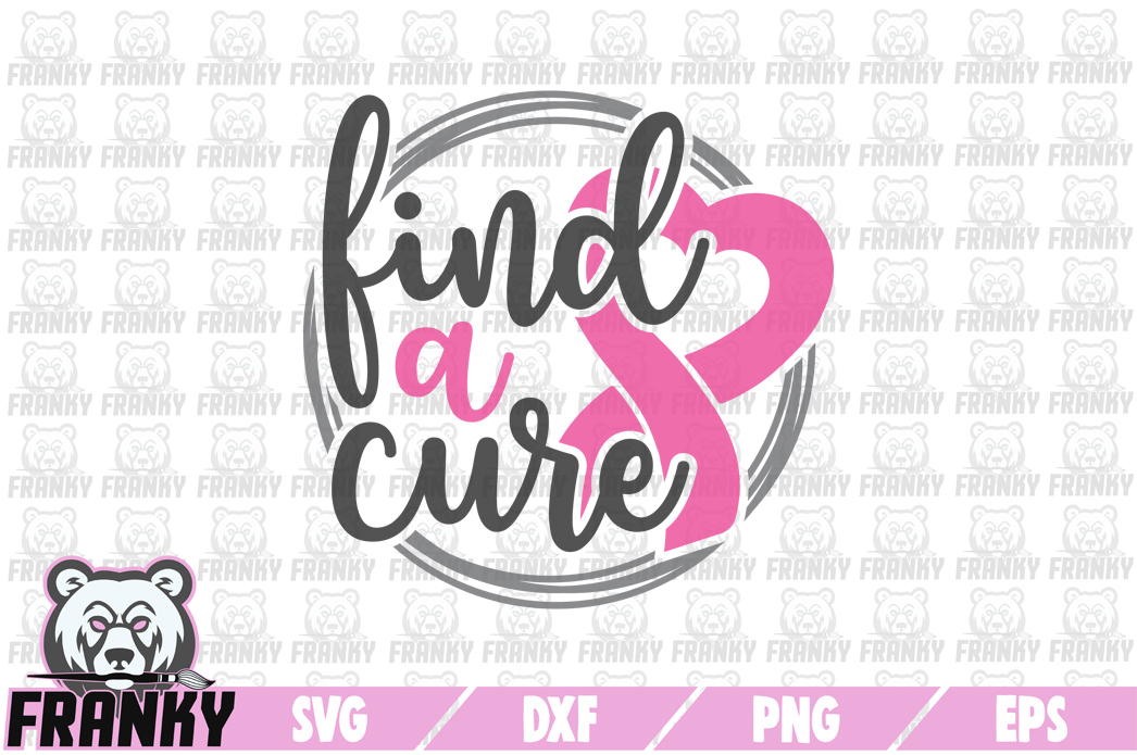Find a cure - SVG - DXF - PNG - EPS