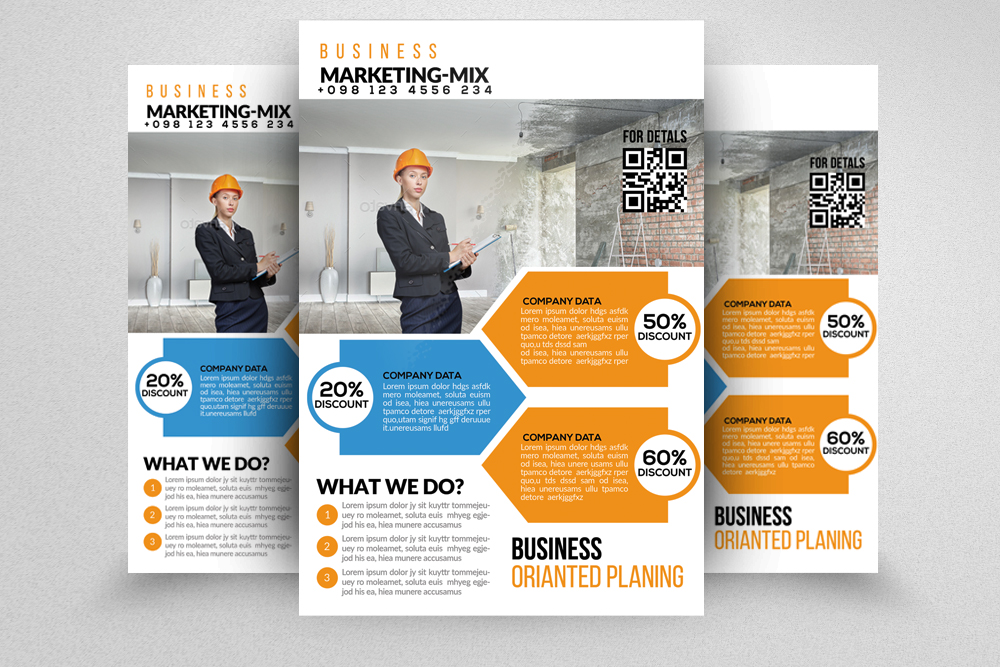 Civil engineer and construction compnay Flyer