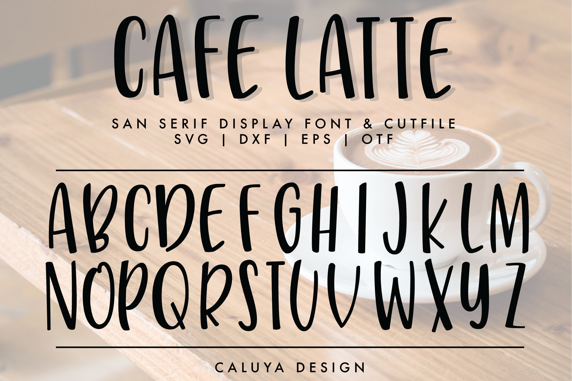 Handwritten San Serif Letters Cut File | SVG, DXF, OTF, TTF (410427 ...