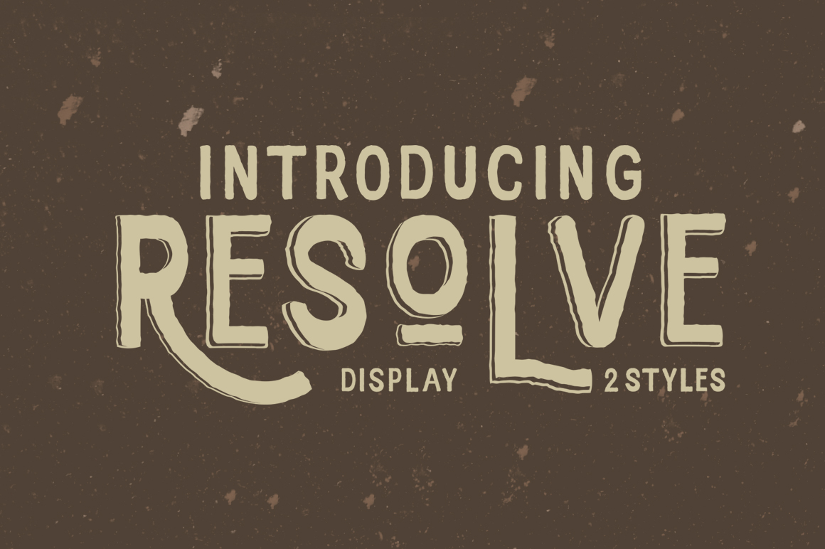 Resolve Font (92318) | Other | Font Bundles