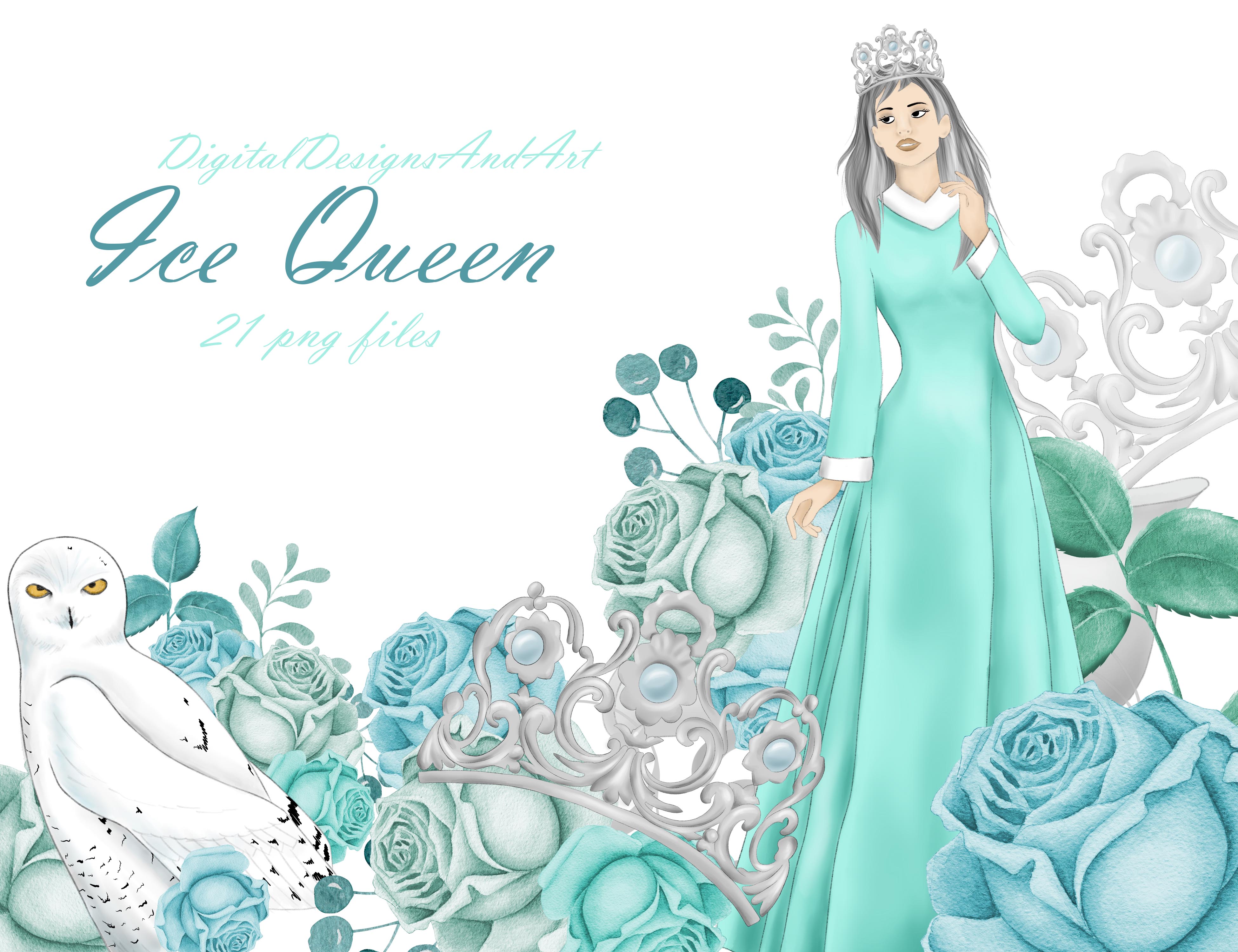 Snow queen clipart