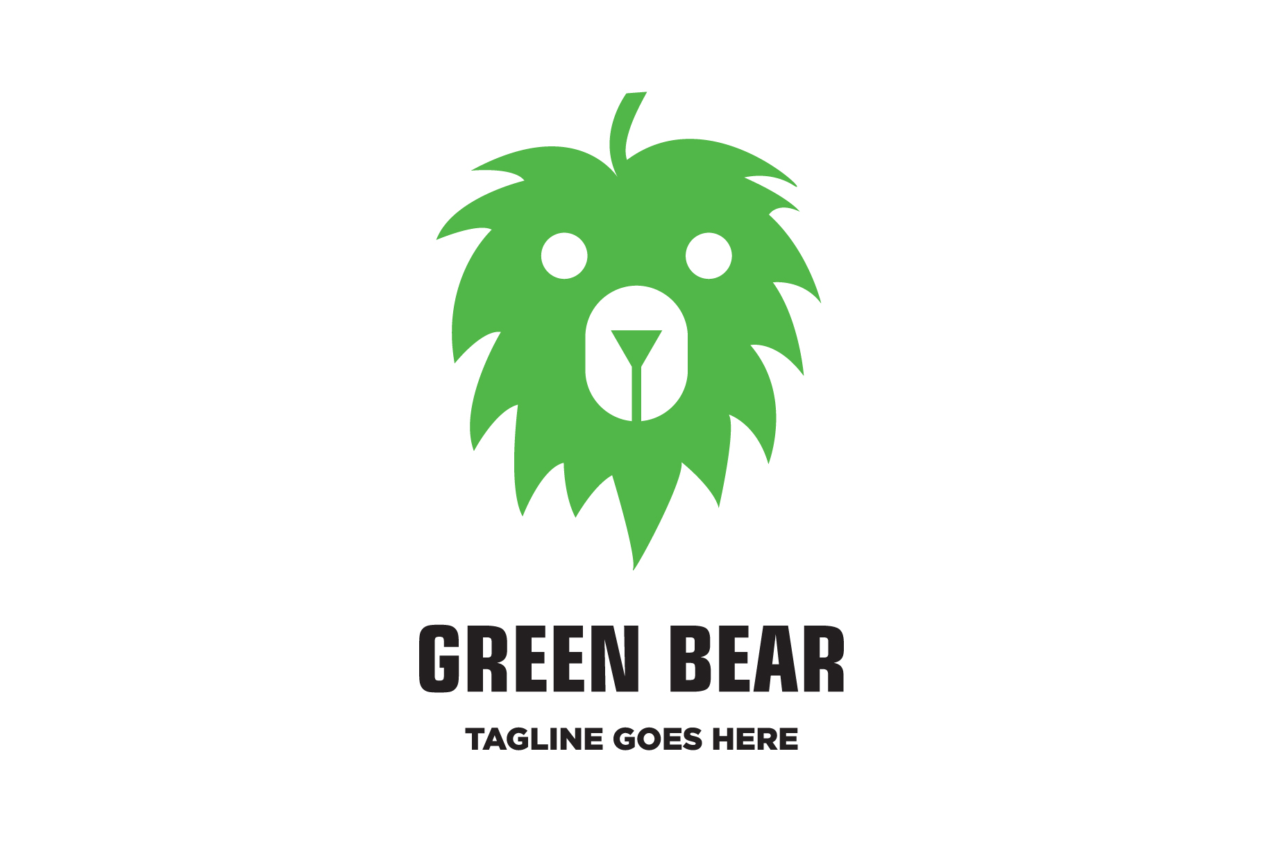 Green Bear Logo (323590) | Logos | Design Bundles