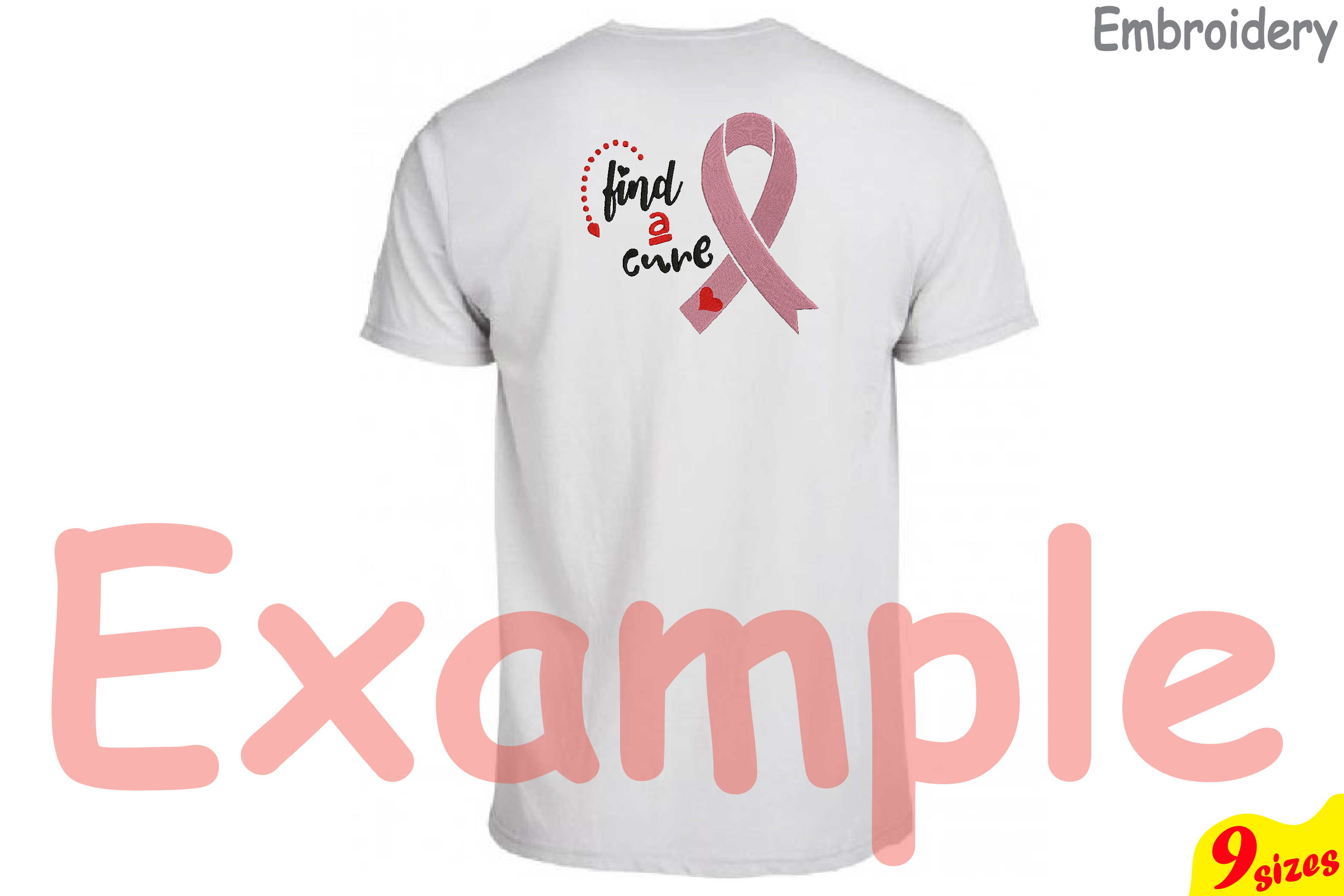 Breast Cancer Ribbon Designs for Embroidery Machine Instant Download ...