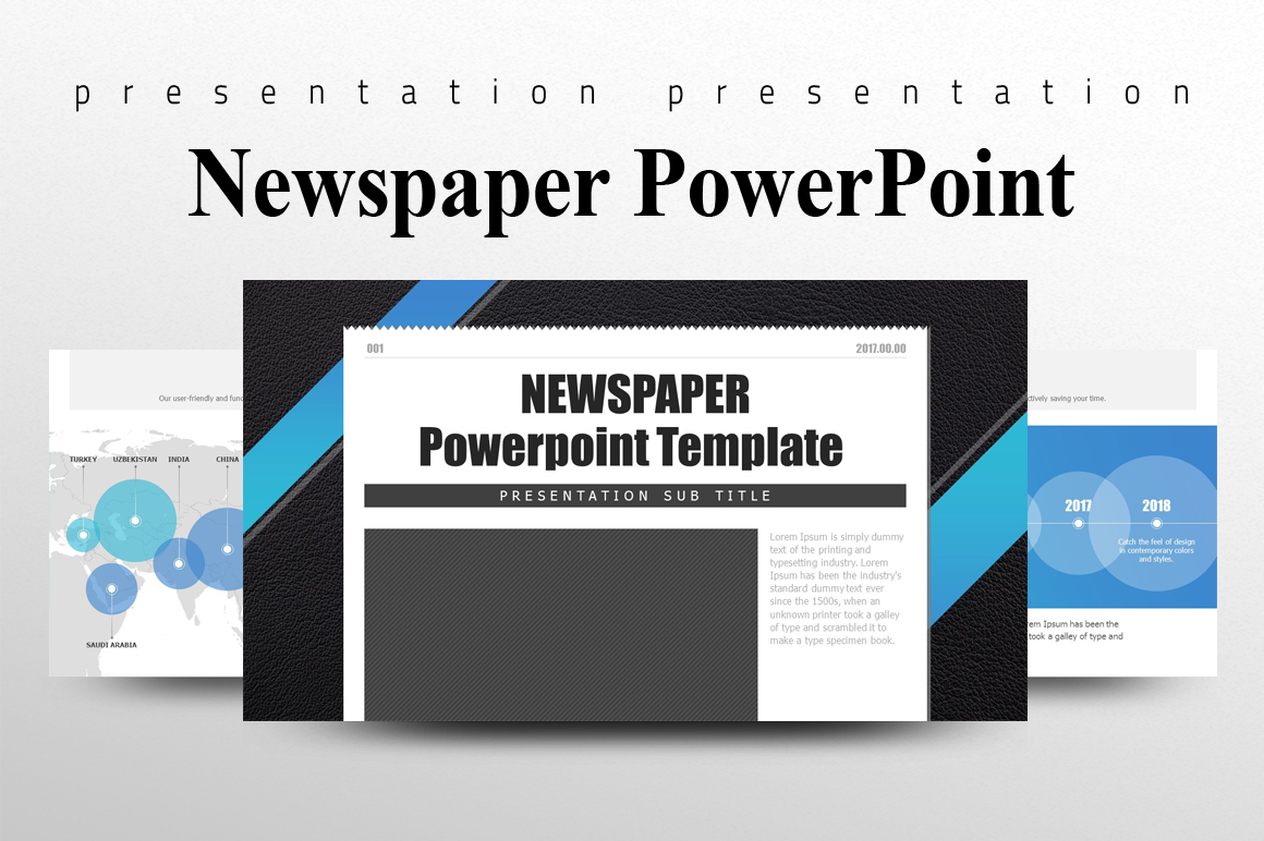 Newspaper Presentation Template