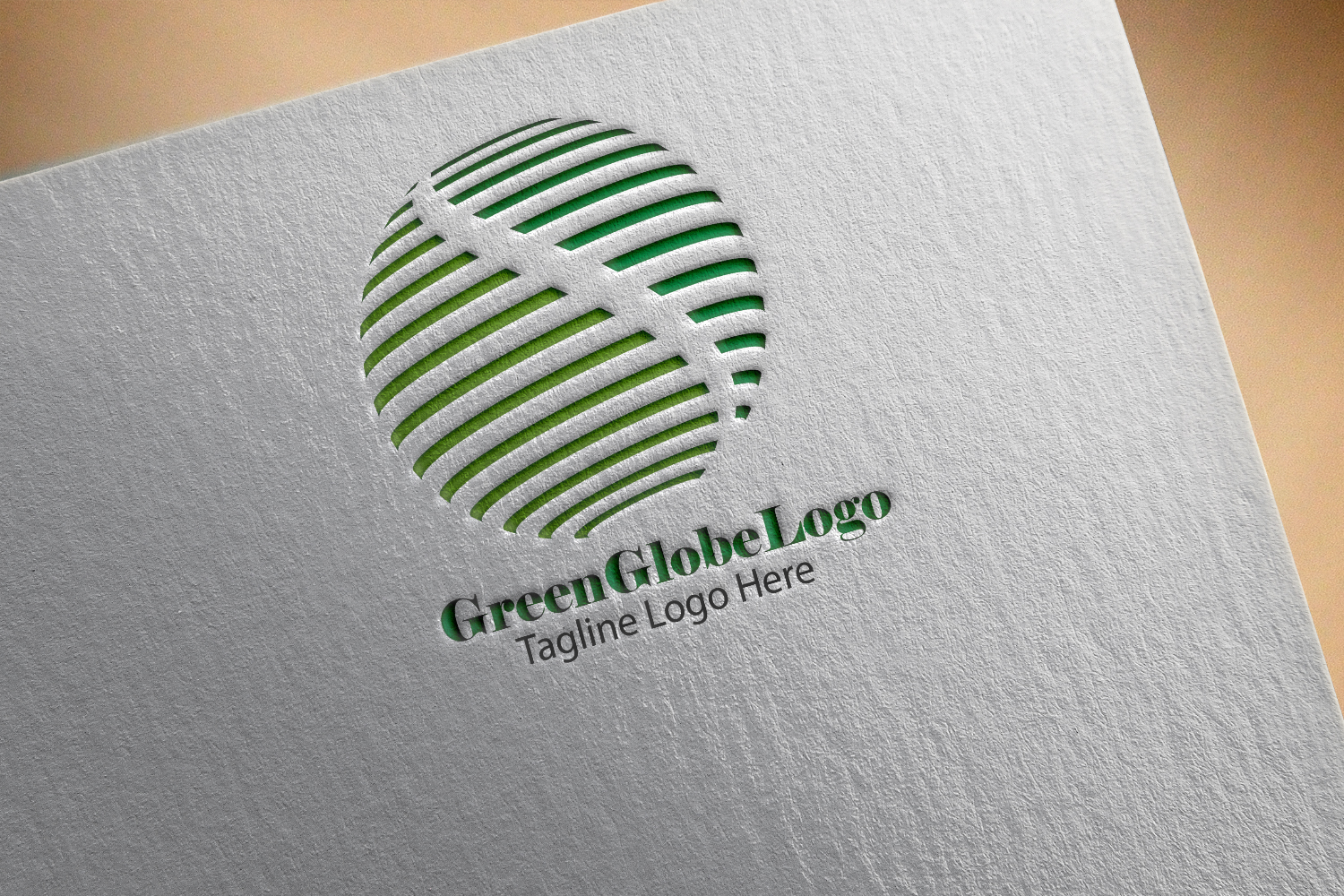 Premium Green Globe Logo