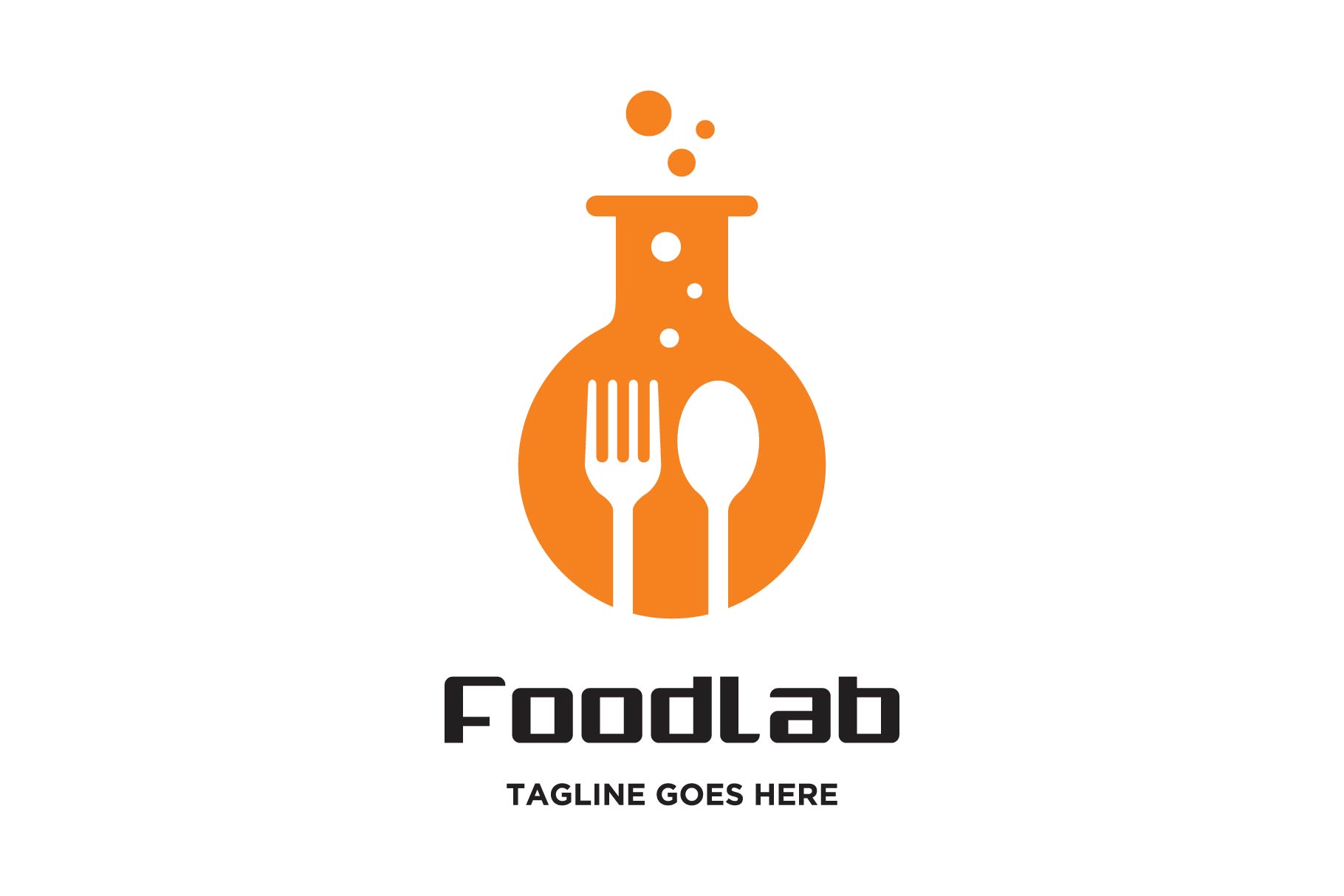 Food Lab Logo (325239) | Logos | Design Bundles