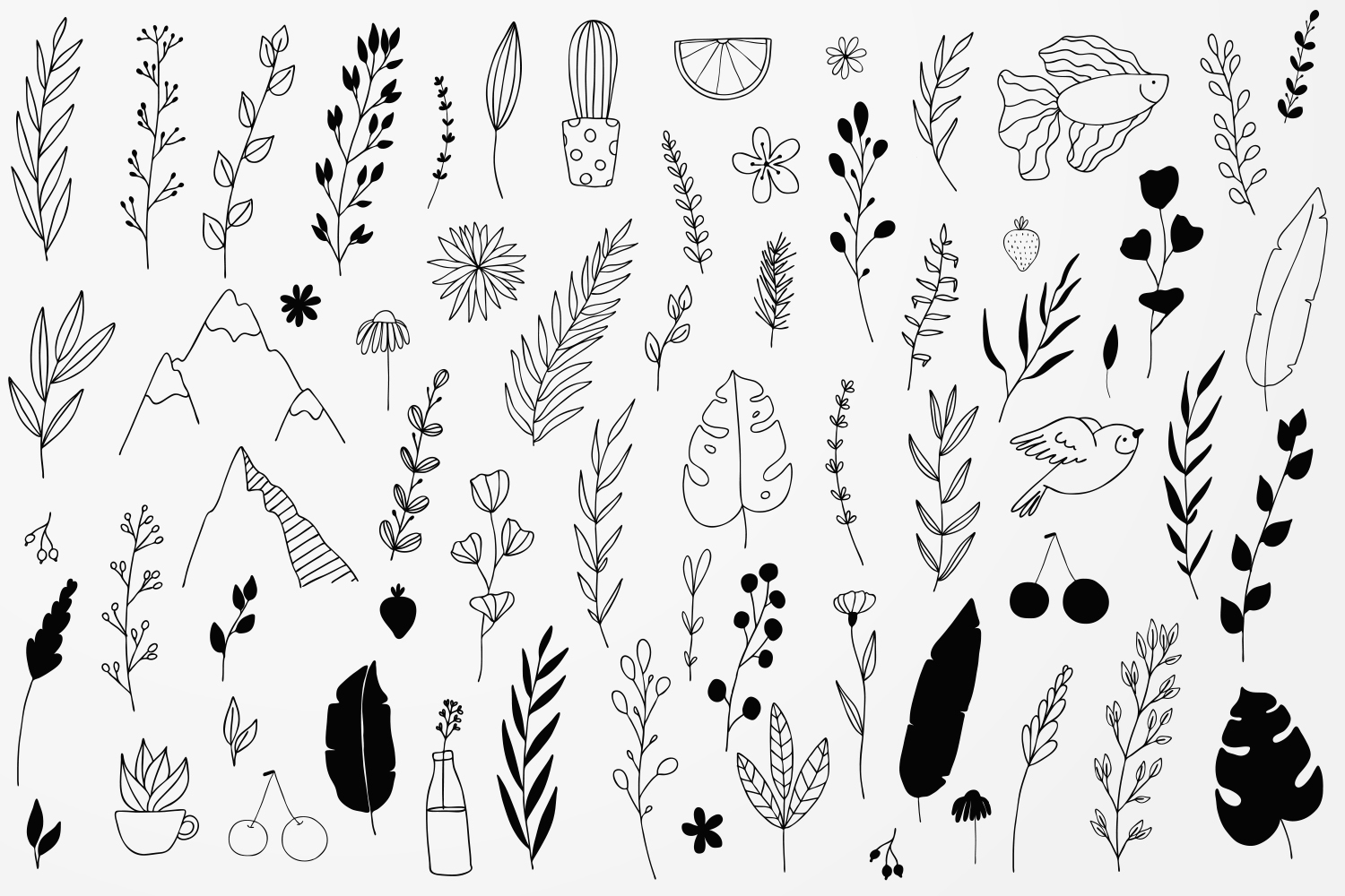 Doodle Nature Clipart
