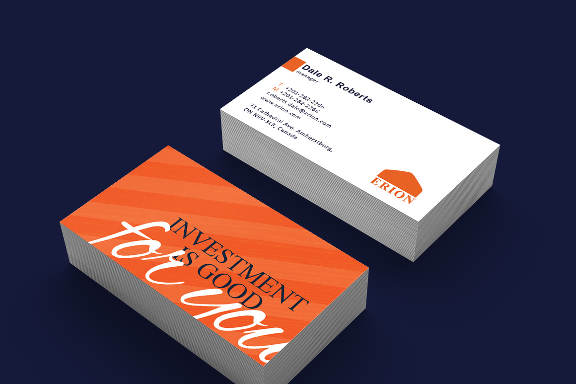 Financial Advisor Business Card (143591) | Business Cards | Design Bundles