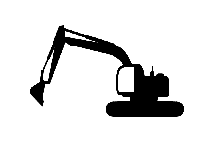 Excavator icon (271296) | Icons | Design Bundles