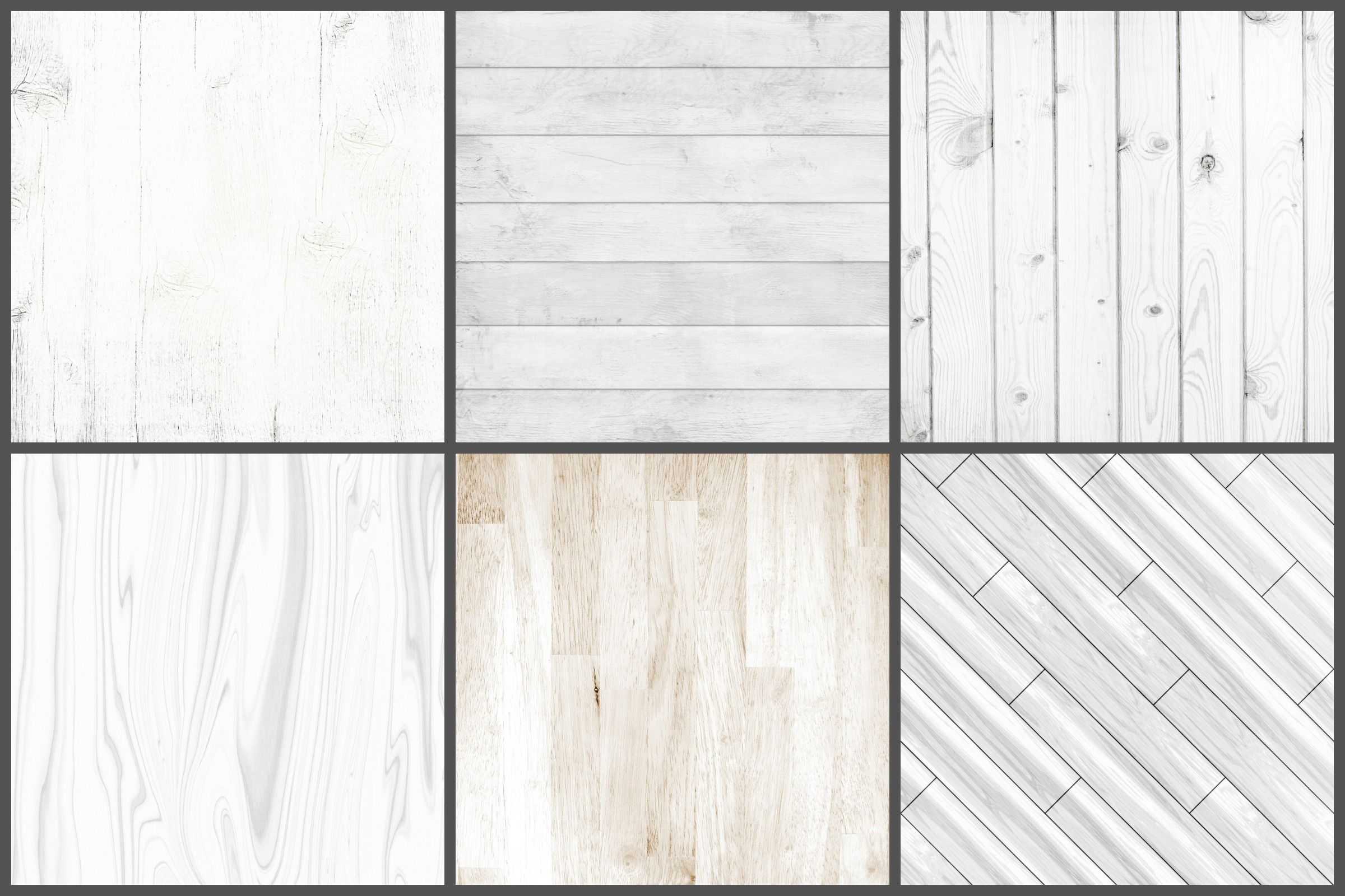 White Washed Wood Digital Papers, Rustic Backgrounds