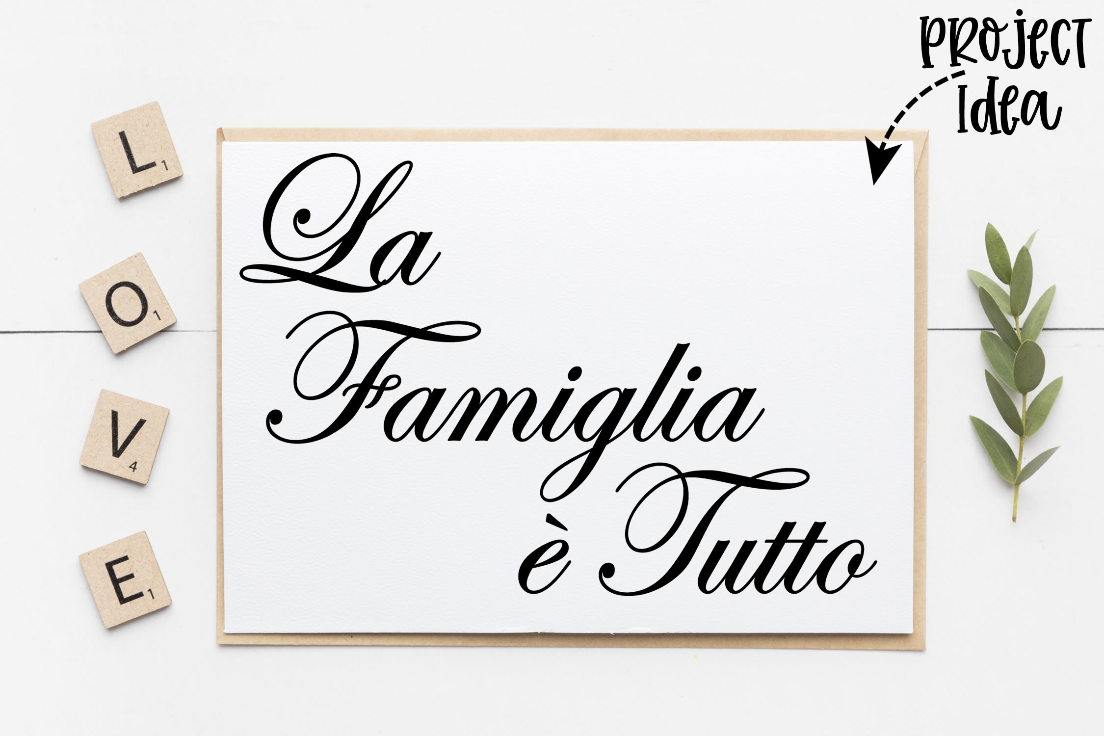 La Famiglia e Tutto svg dxf png, family is everything svg