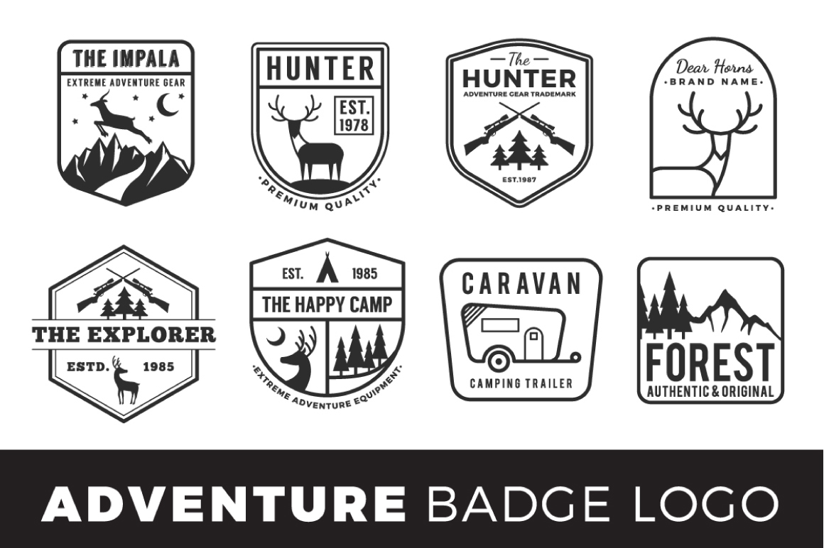 Adventure Badge Logo Template