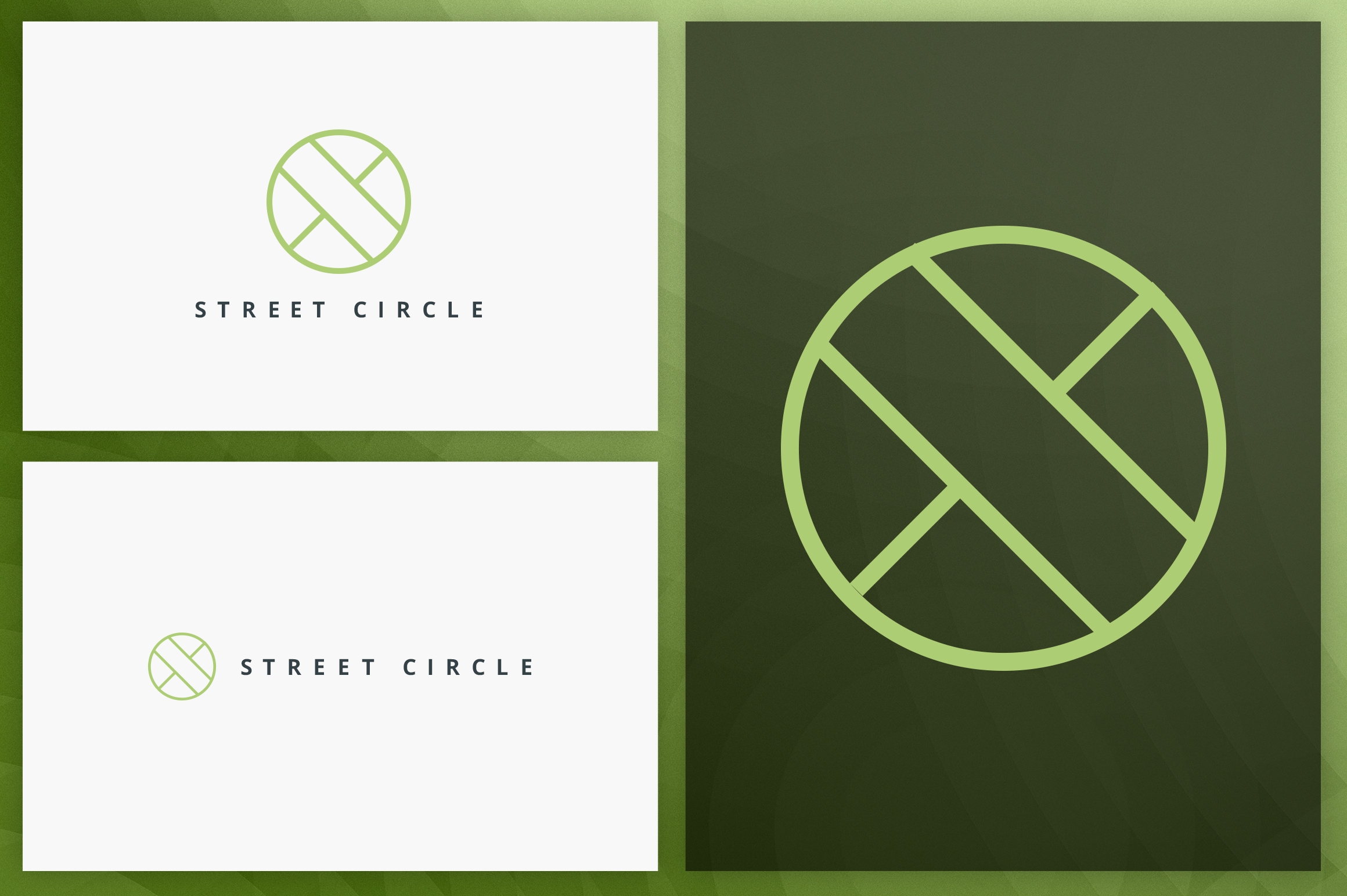 20 Circle geometric logos - outline