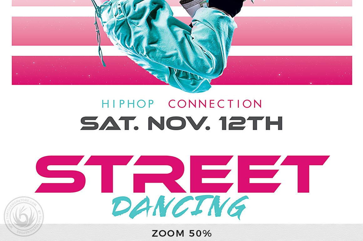 Street Dancing Flyer Template (97819) | Flyers | Design Bundles