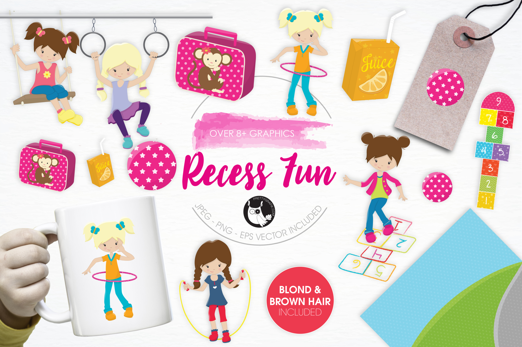 Recess Fun graphics and illustrations