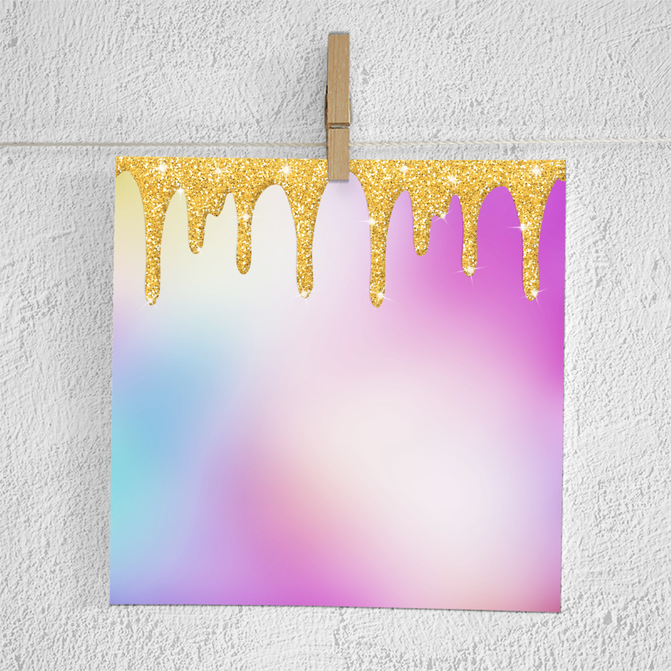 Dripping Glitter Digital Paper (189488) | Backgrounds | Design Bundles