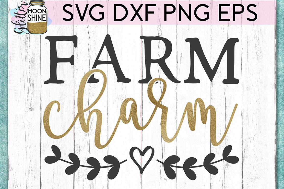 Farm Charm SVG DXF PNG EPS Cutting File