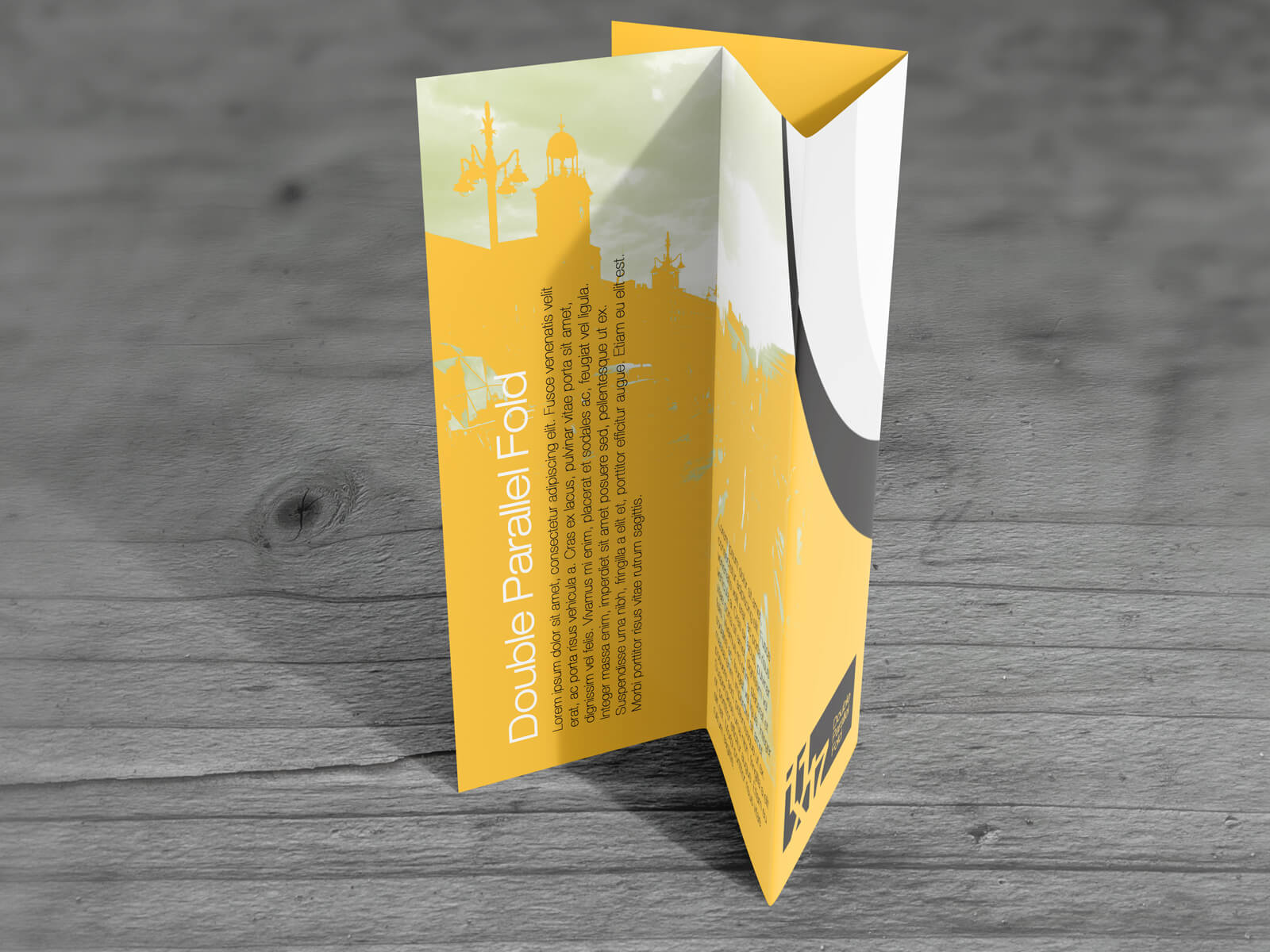 11×17 Double parallel Fold Brochure Mockups (99340) | Mock Ups | Design ...