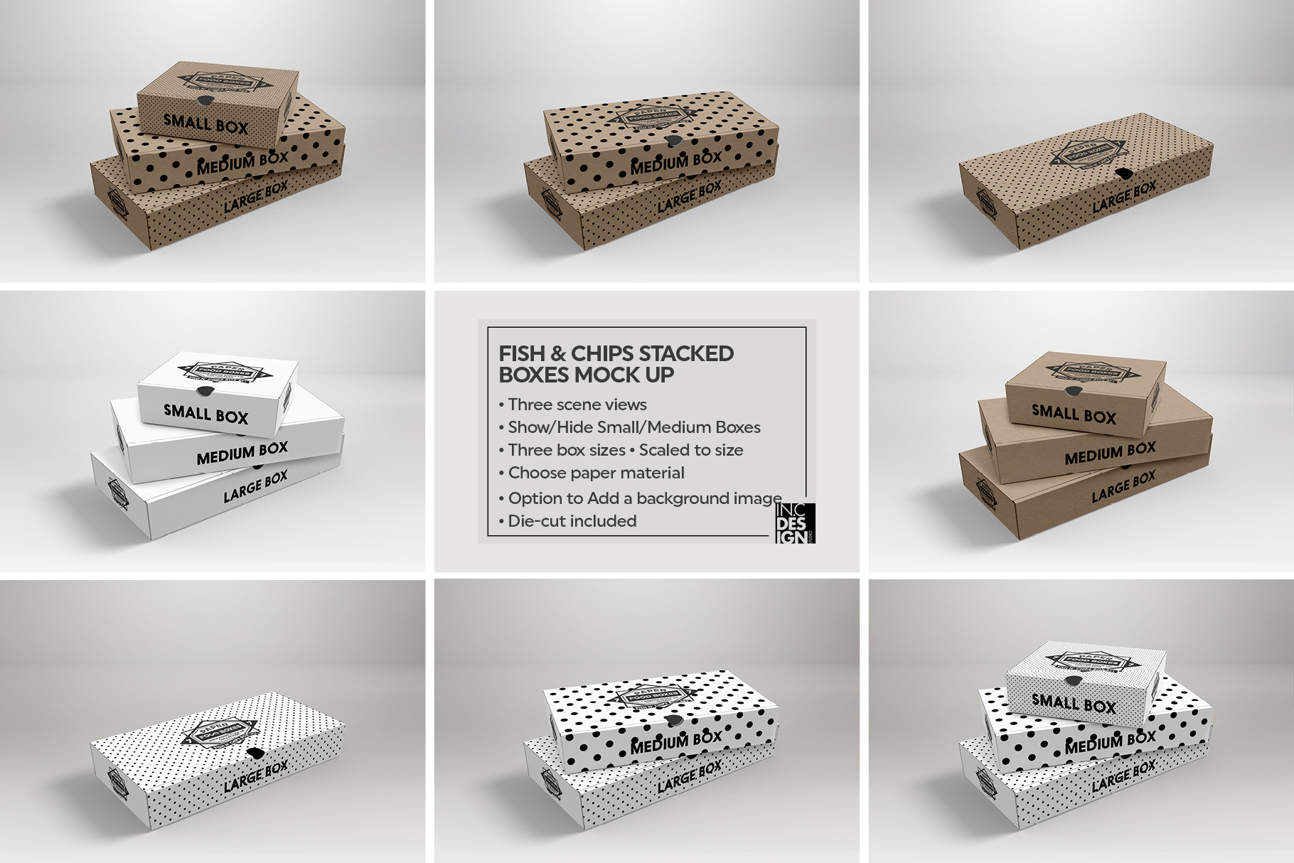 VOL.7 Food Box Packaging MockUps