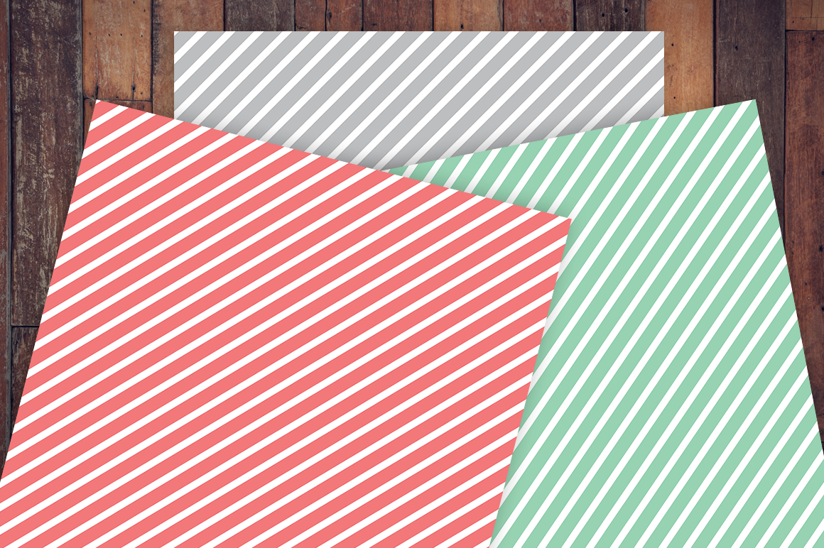 Pastel Stripes Digital Paper Pack