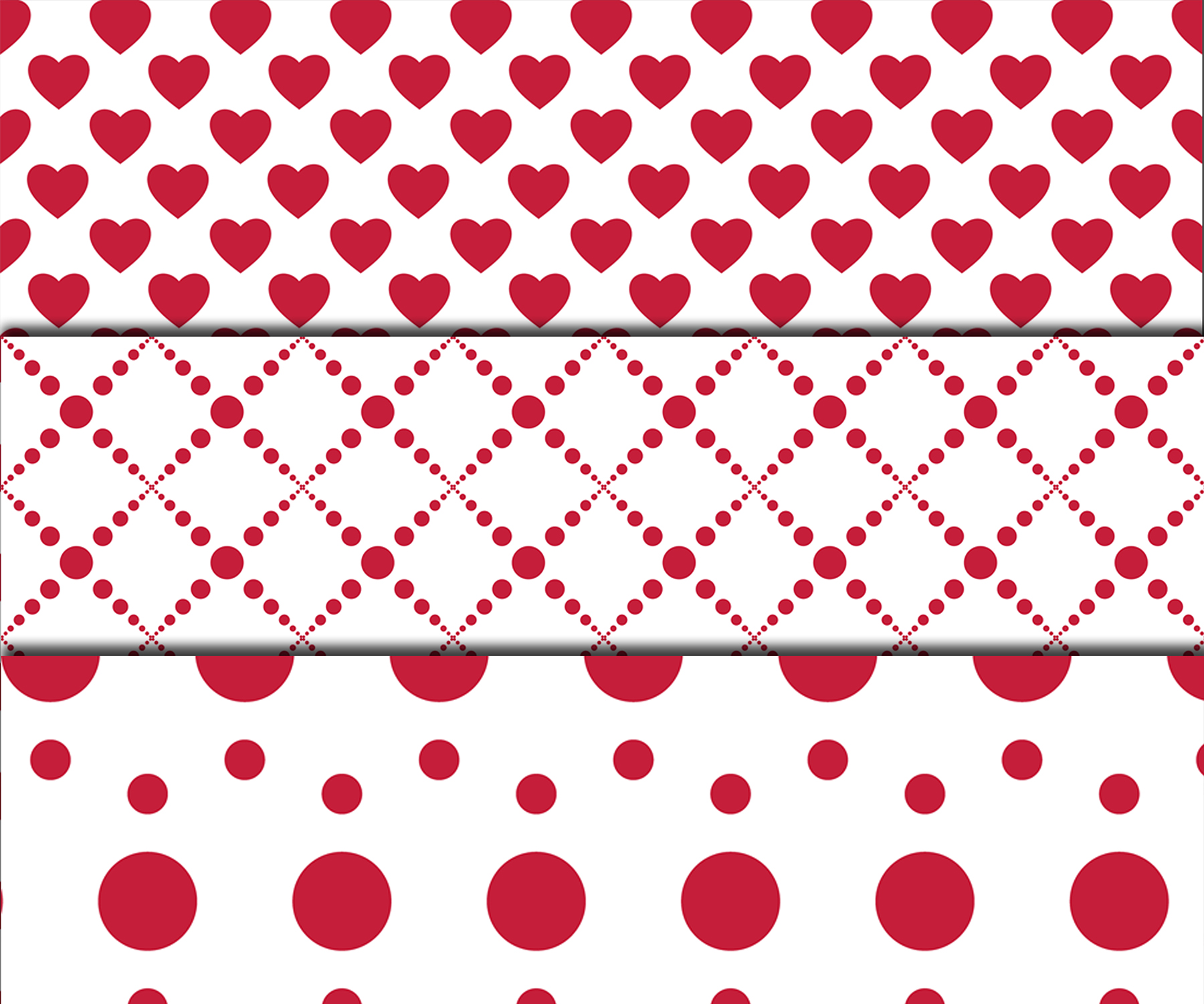 Red Polka Dot digital paper (30823) | Backgrounds | Design Bundles
