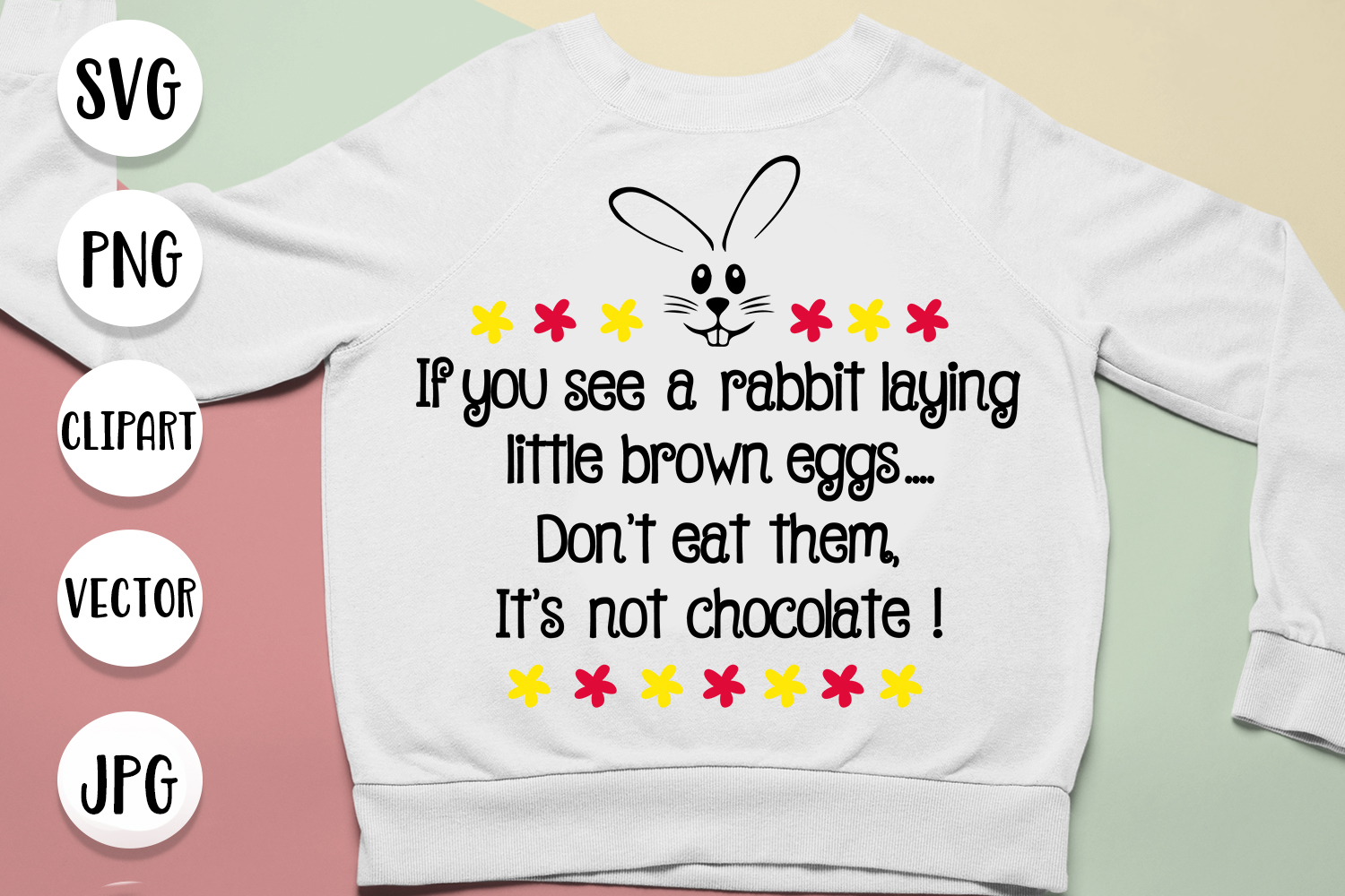 Funny easter sayings svg - Easter cut file (195575) | SVGs | Design Bundles