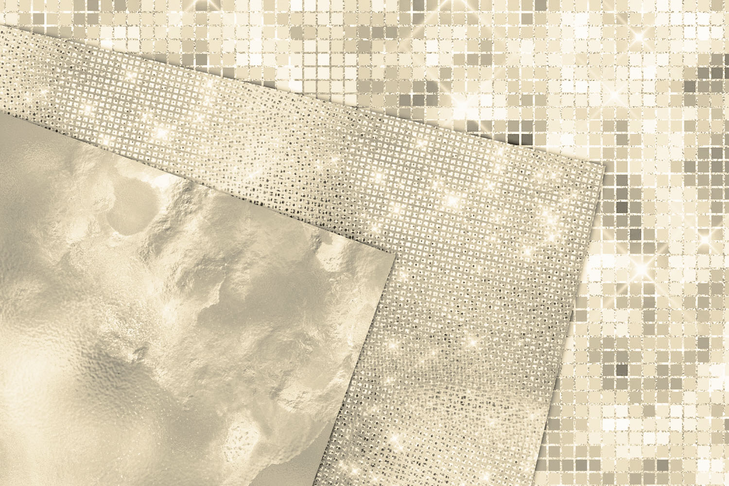 Vintage Champagne Textures (290317) | Patterns | Design Bundles