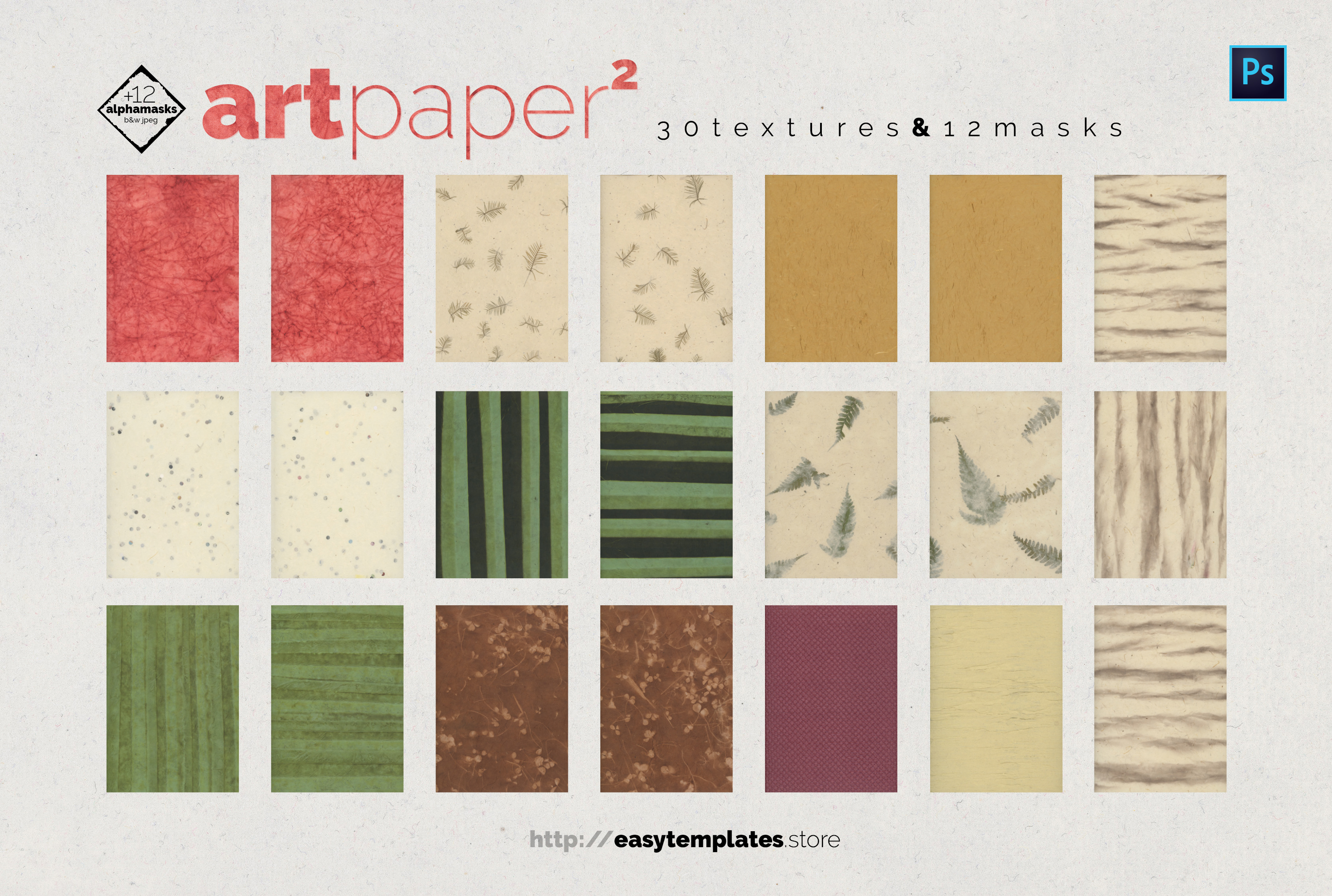 art paper vol.2 - paper textures & alpha (78483) | Textures | Design ...