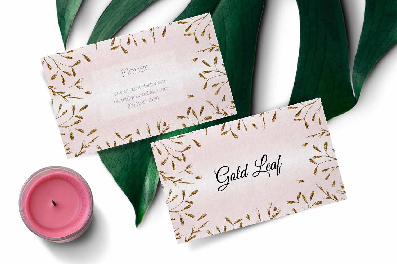 Gold Leaf Creative Business Card Template