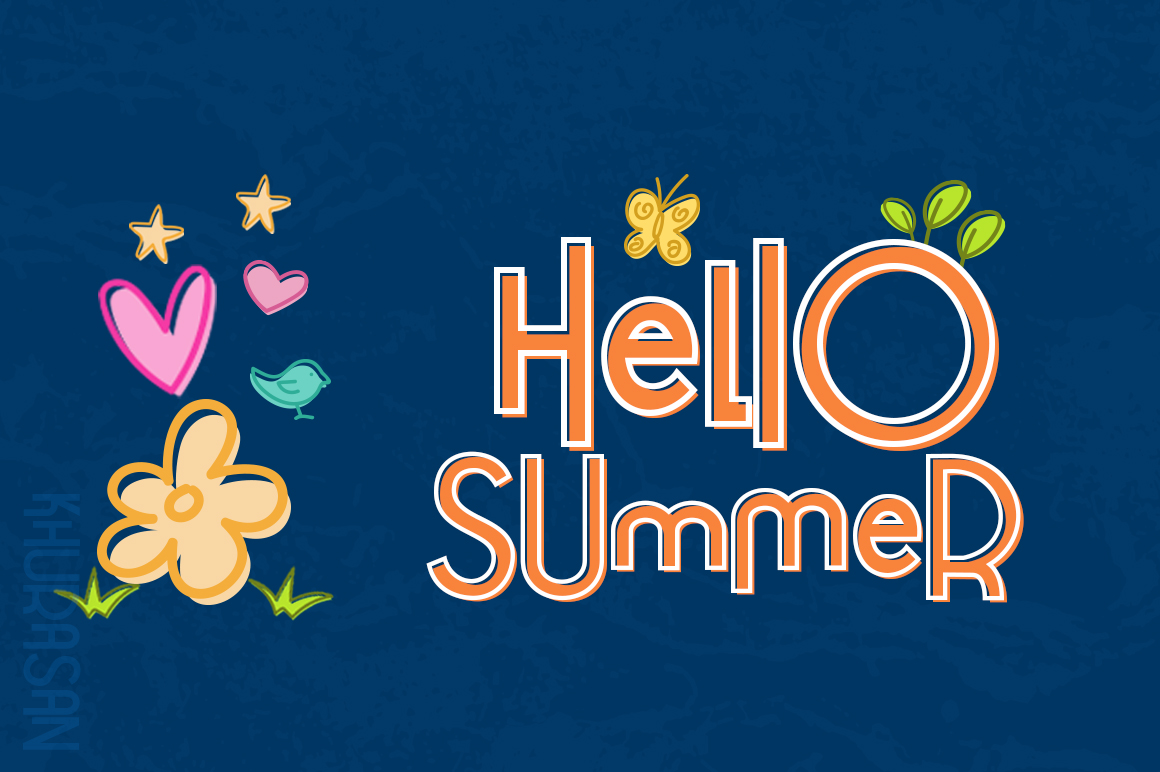 Hello Guys Layered Font (100841) | Other | Font Bundles