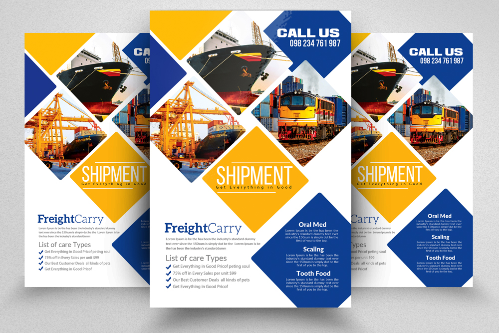 Logistic Freight Services Flyer