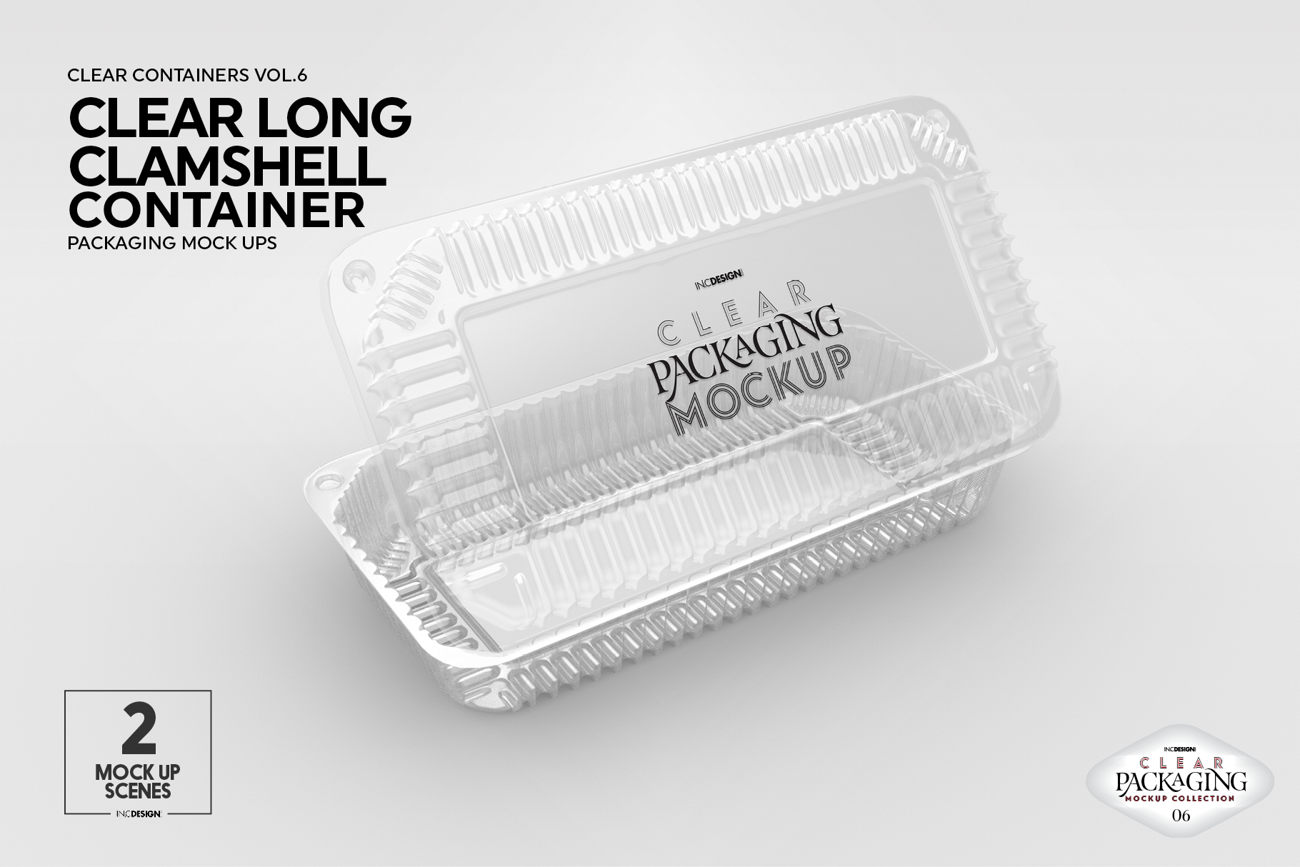 VOL.6 Clear Packaging Mockup Collection