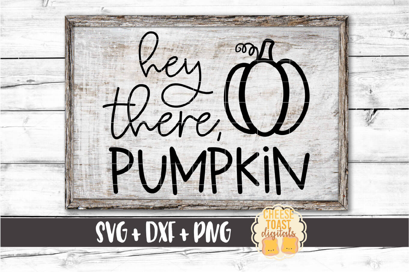 Hey There Pumpkin - Fall Sign SVG PNG DXF Cut Files