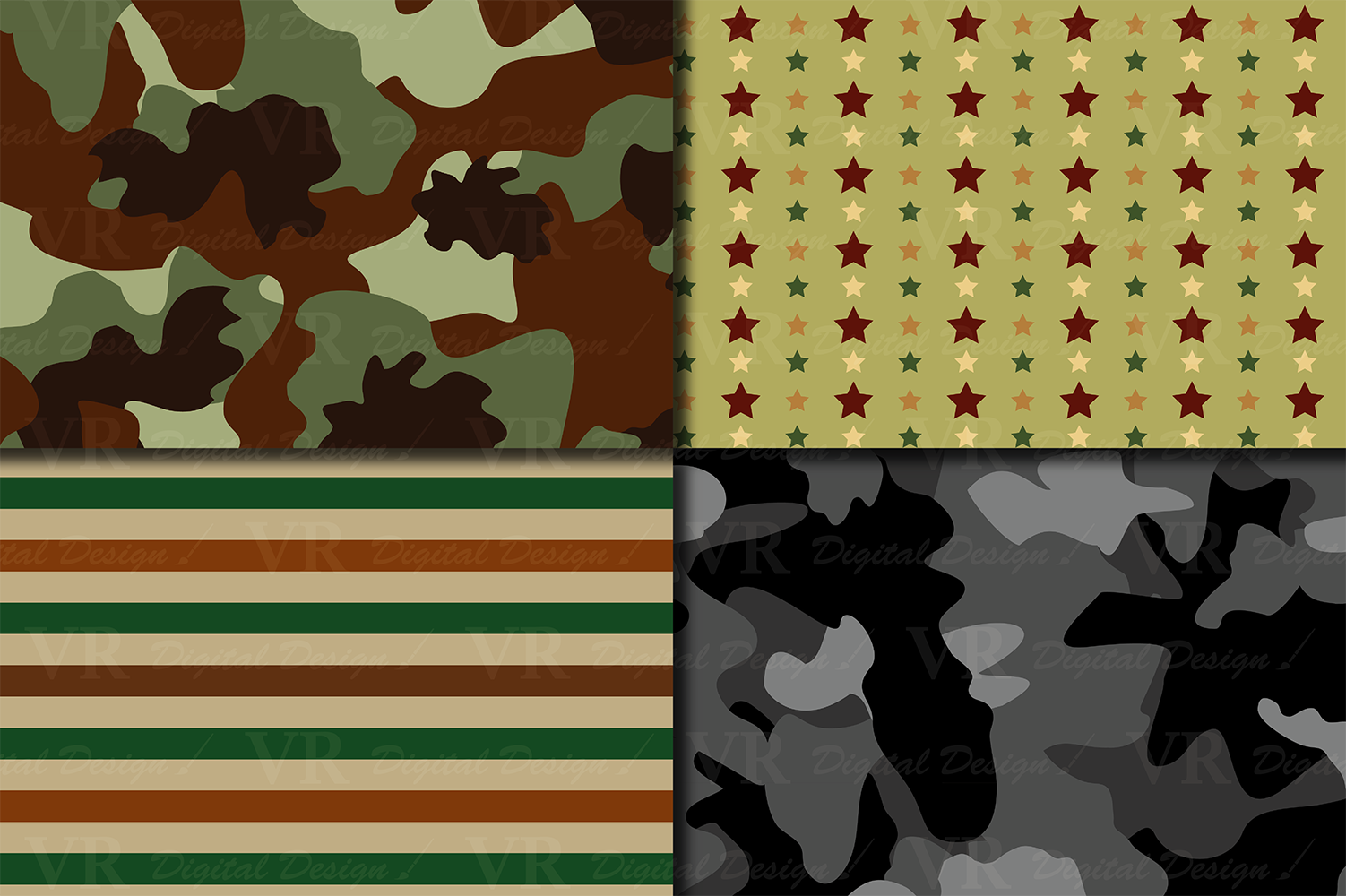 Military Digital paper / Army patterns / Camouflage backgrounds ...