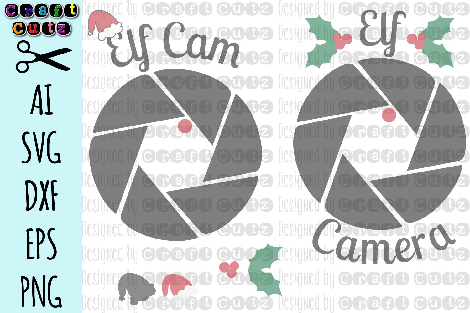 Elf Cam SVG, Elf Cam Design, Christmas Ornament SVG (181482) | SVGs ...