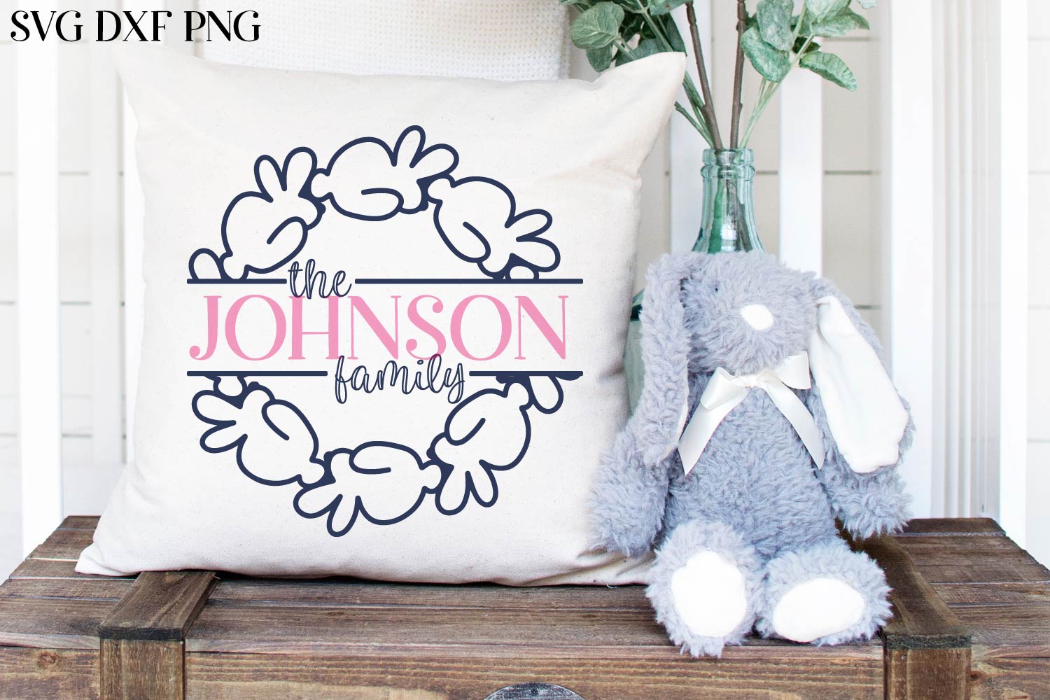 Huge Family Name Rounds SVG Bundle - Cuttable Frames Set