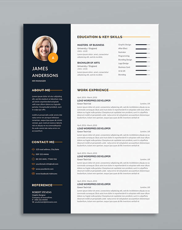 Word Resume (94138) | Resume Templates | Design Bundles
