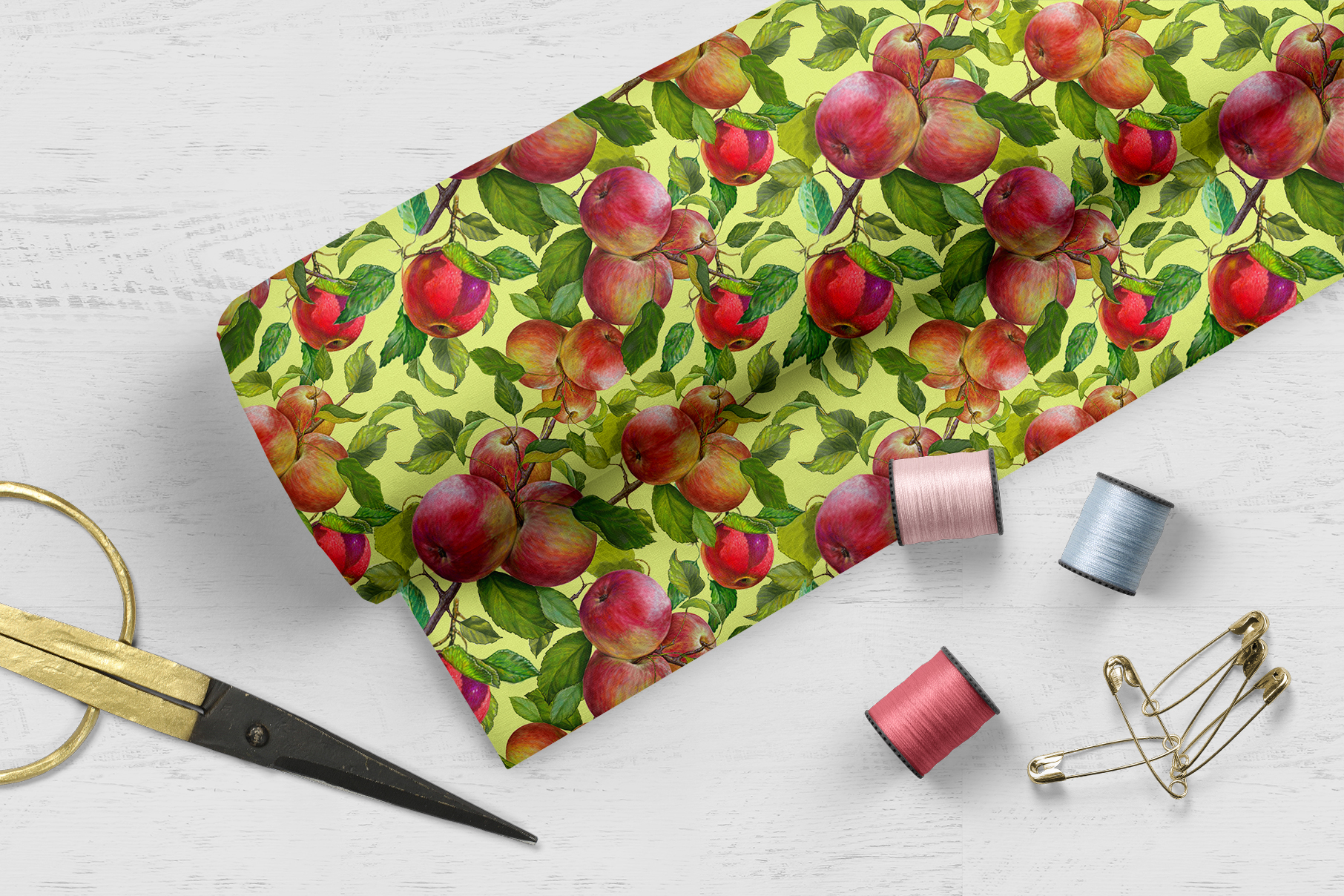 APPLES Seamless Patterns .Apple Digital Paper