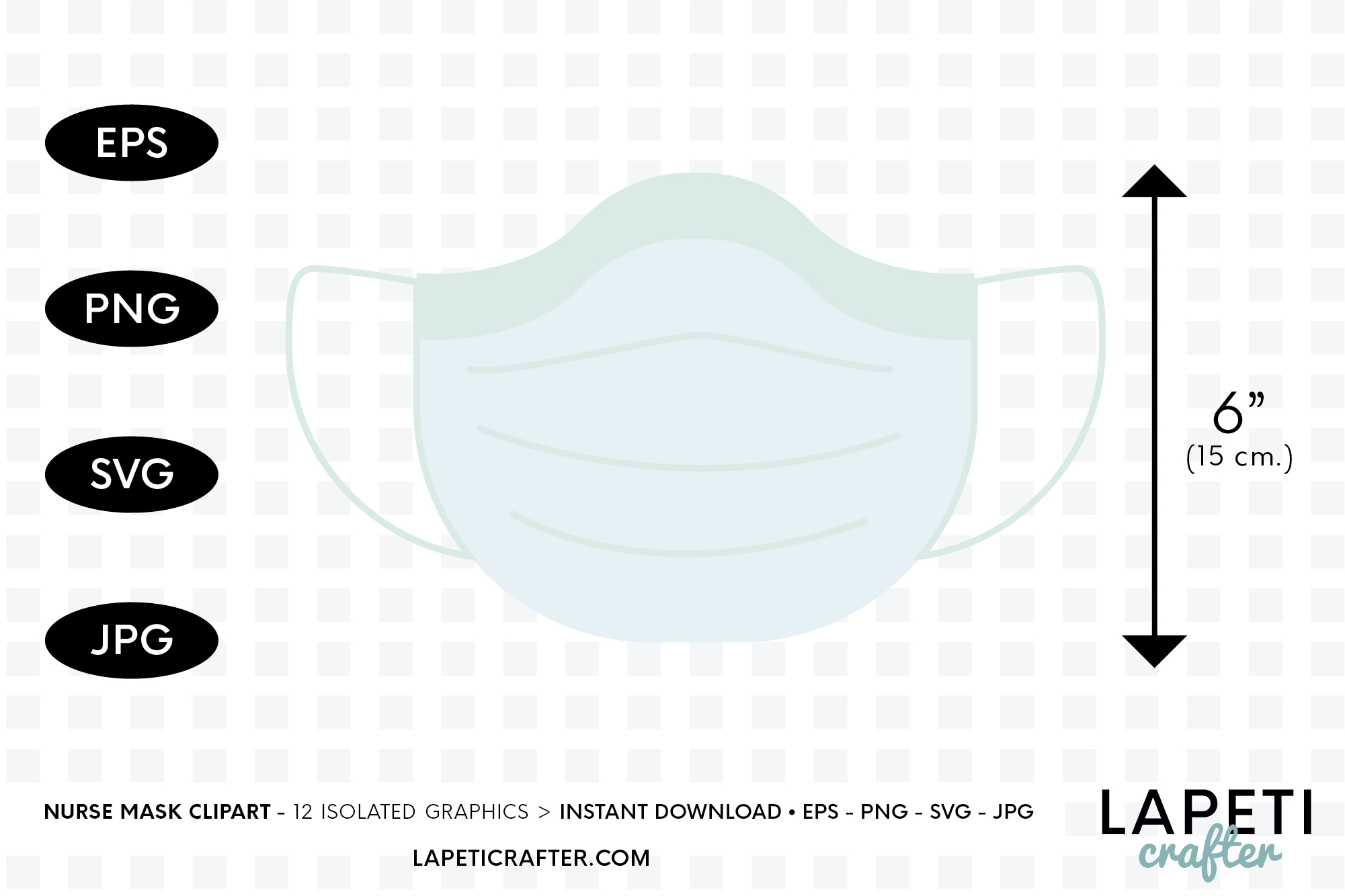 Nurse mask svg, nurse mask clipart, surgical mask svg (535621 ...