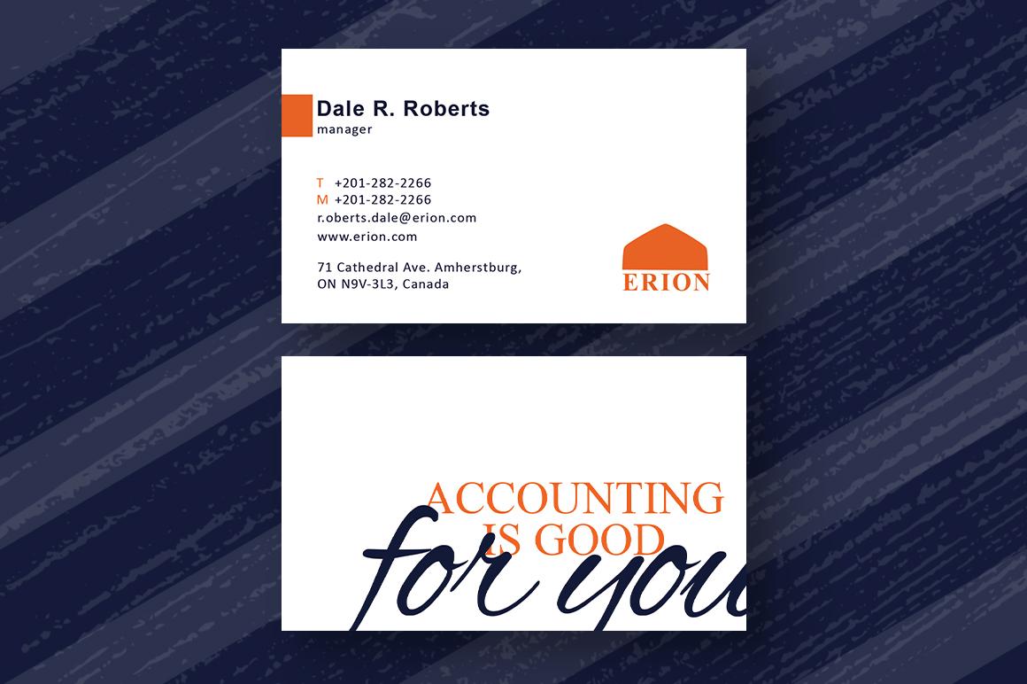 Financial Advisor Business Card (143591) | Business Cards | Design Bundles