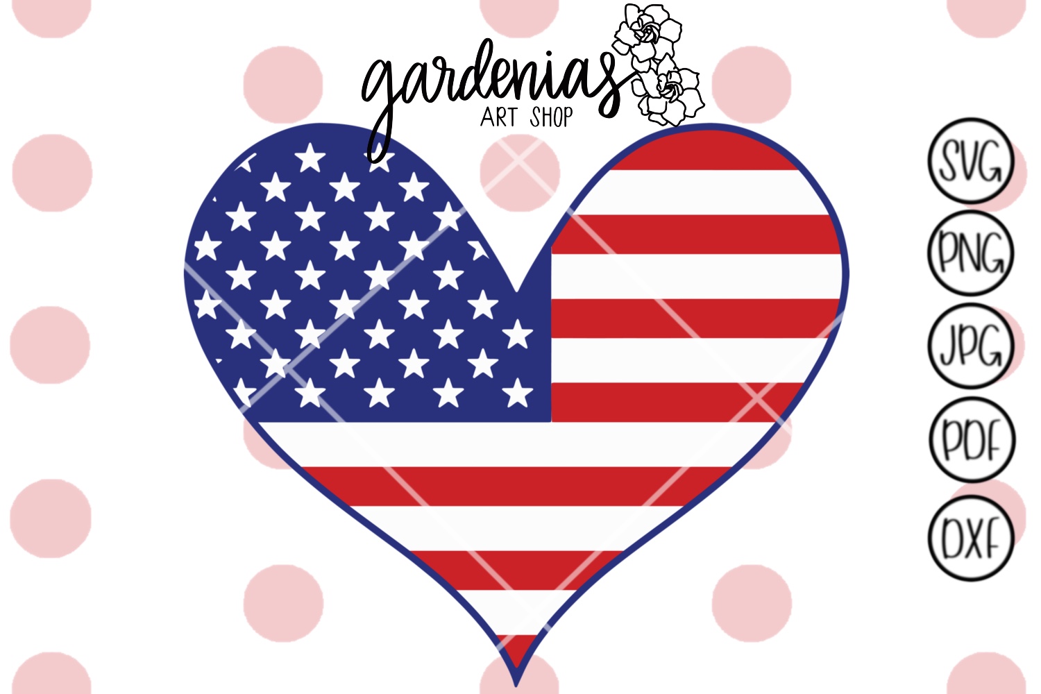 USA Flag Heart | American Flag Heart | Patriotic SVG (139278) | SVGs ...