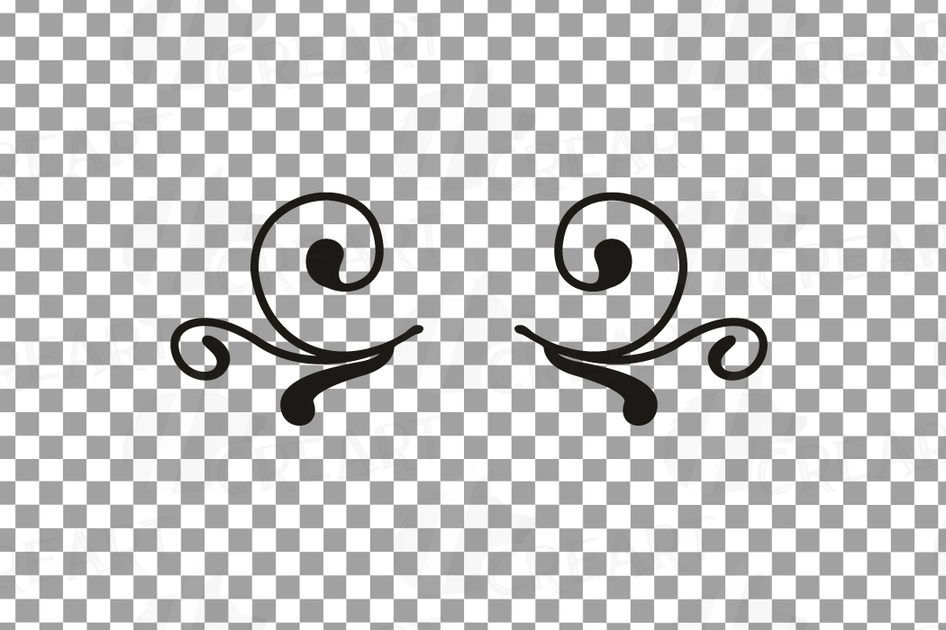 Calligraphy Swirls Clip Art, Calligraphic Doodles, svg, png (109414 ...