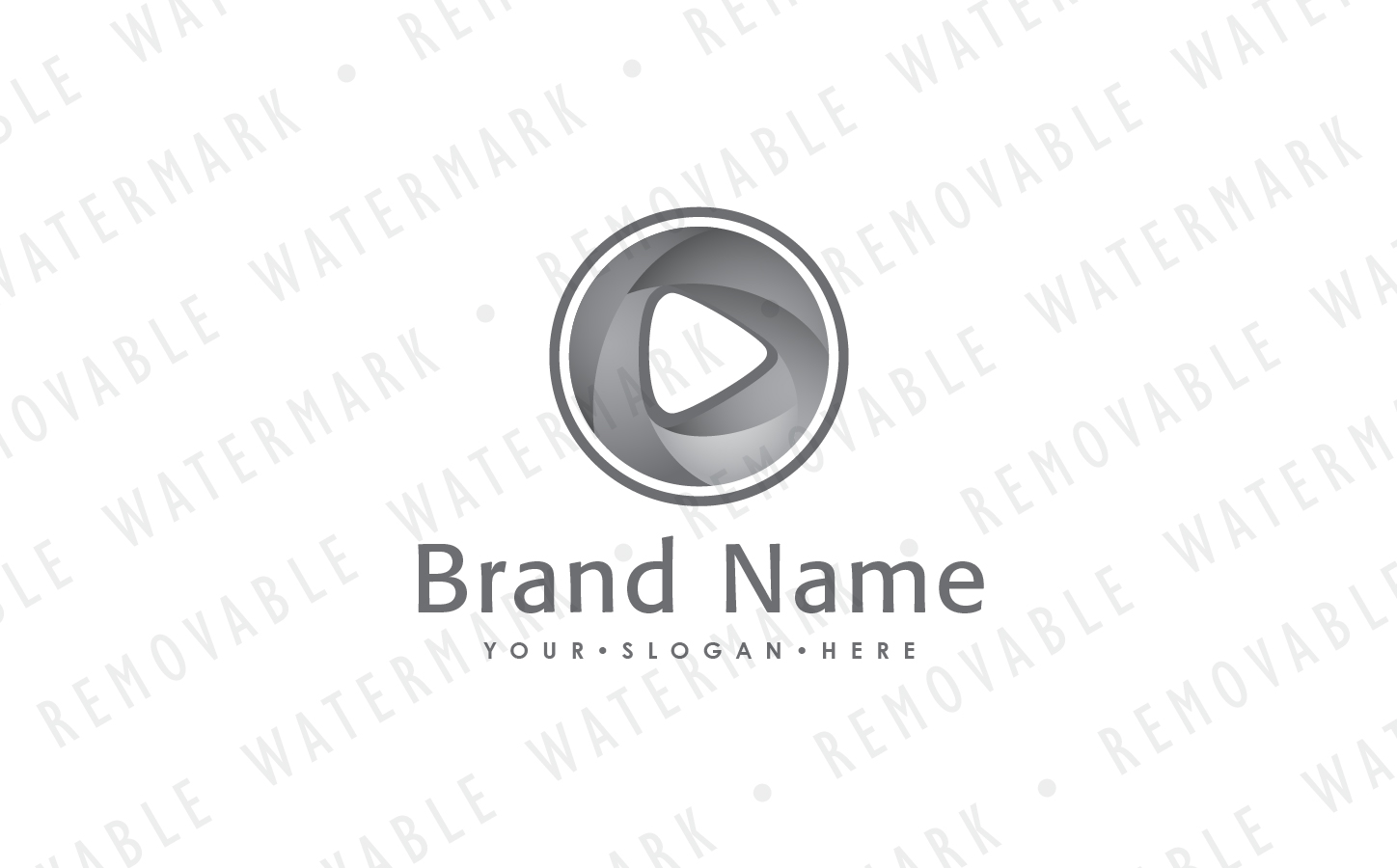Abstract Blended Media Logo