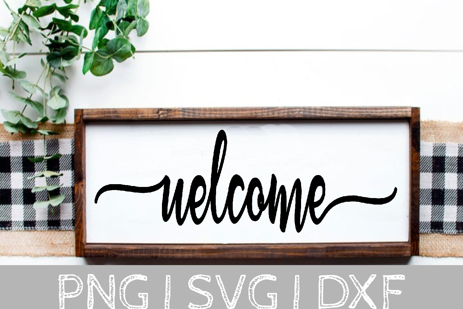 Welcome Sign SVG Cut File