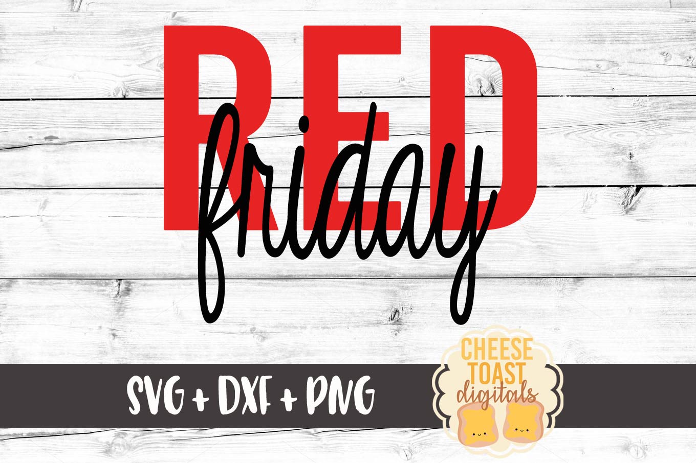 Red Friday SVG PNG DXF Cut Files (107005) | Cut Files | Design Bundles