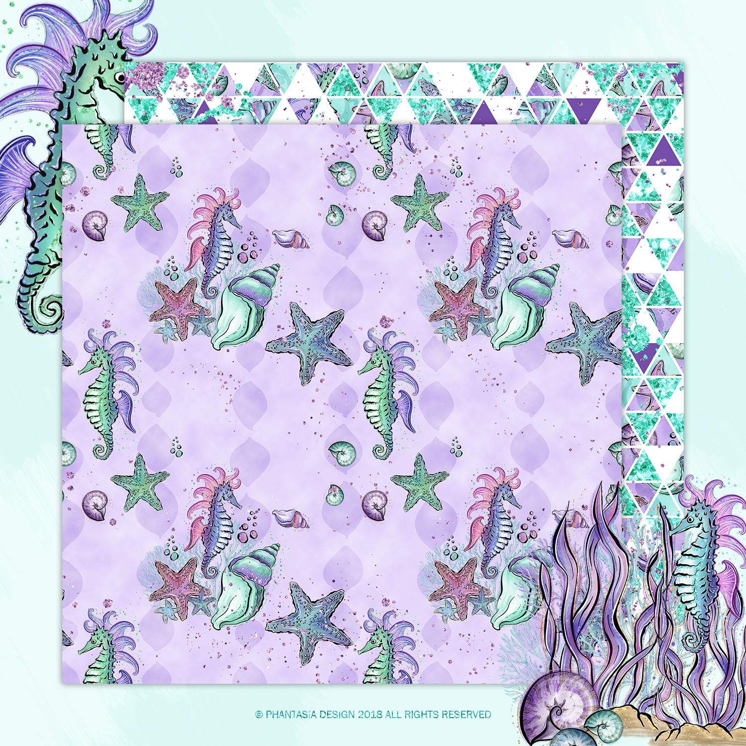 Mermaid Digital Paper