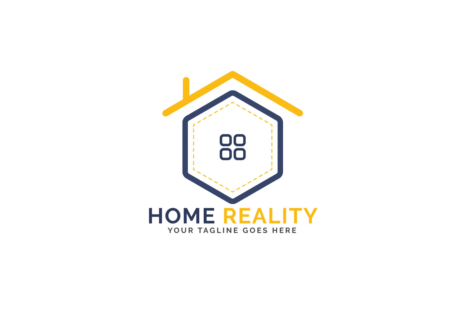 Home Realty logo design.