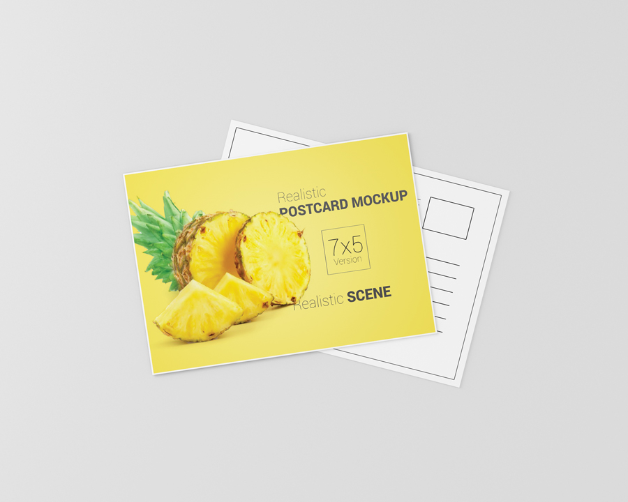 Postcard Invitation Card Mockup 7x5 77657 Mock Ups Design Bundles